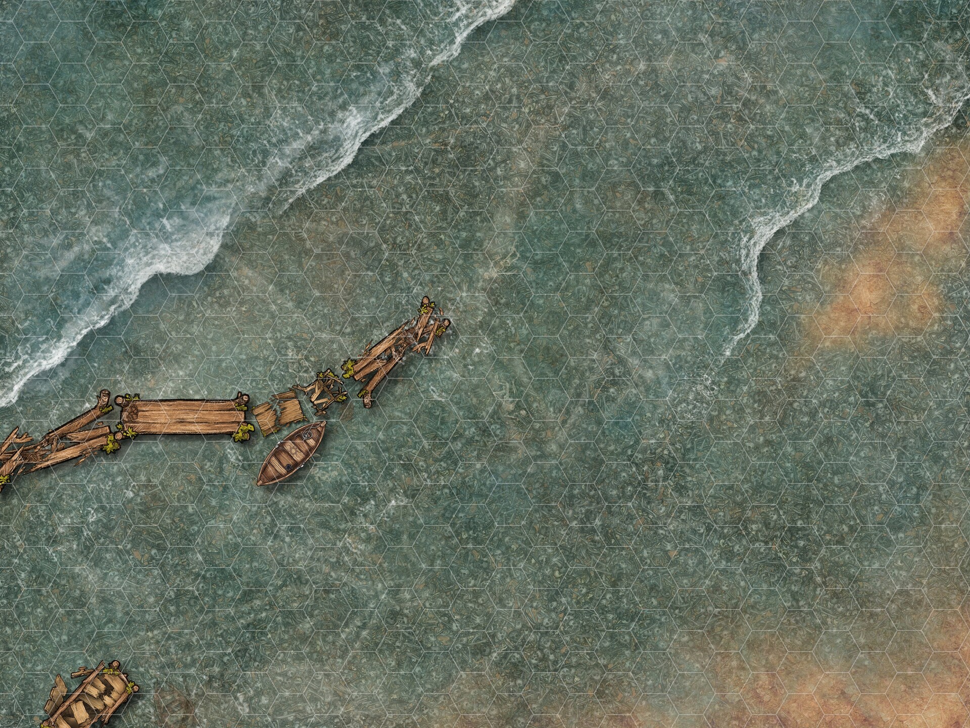 ArtStation - The Bone Sea - map variations