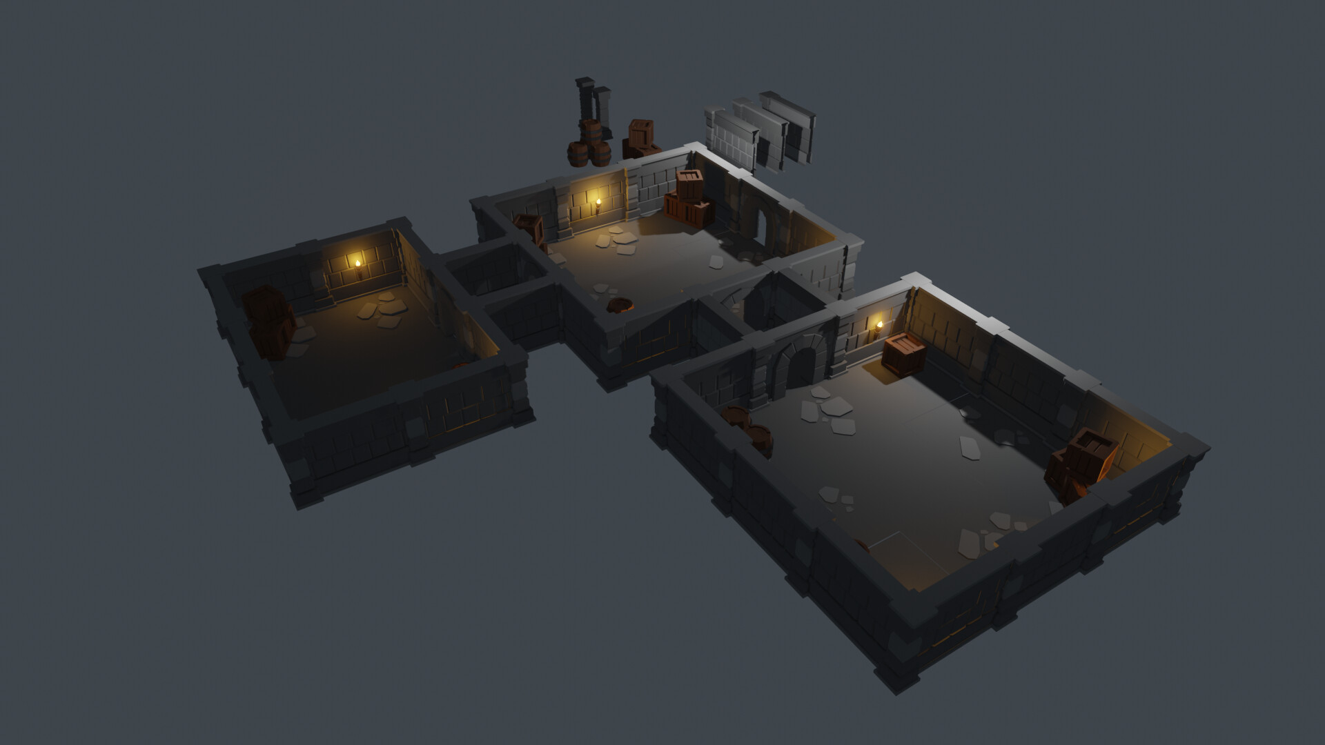 ArtStation - Modular Dungeon