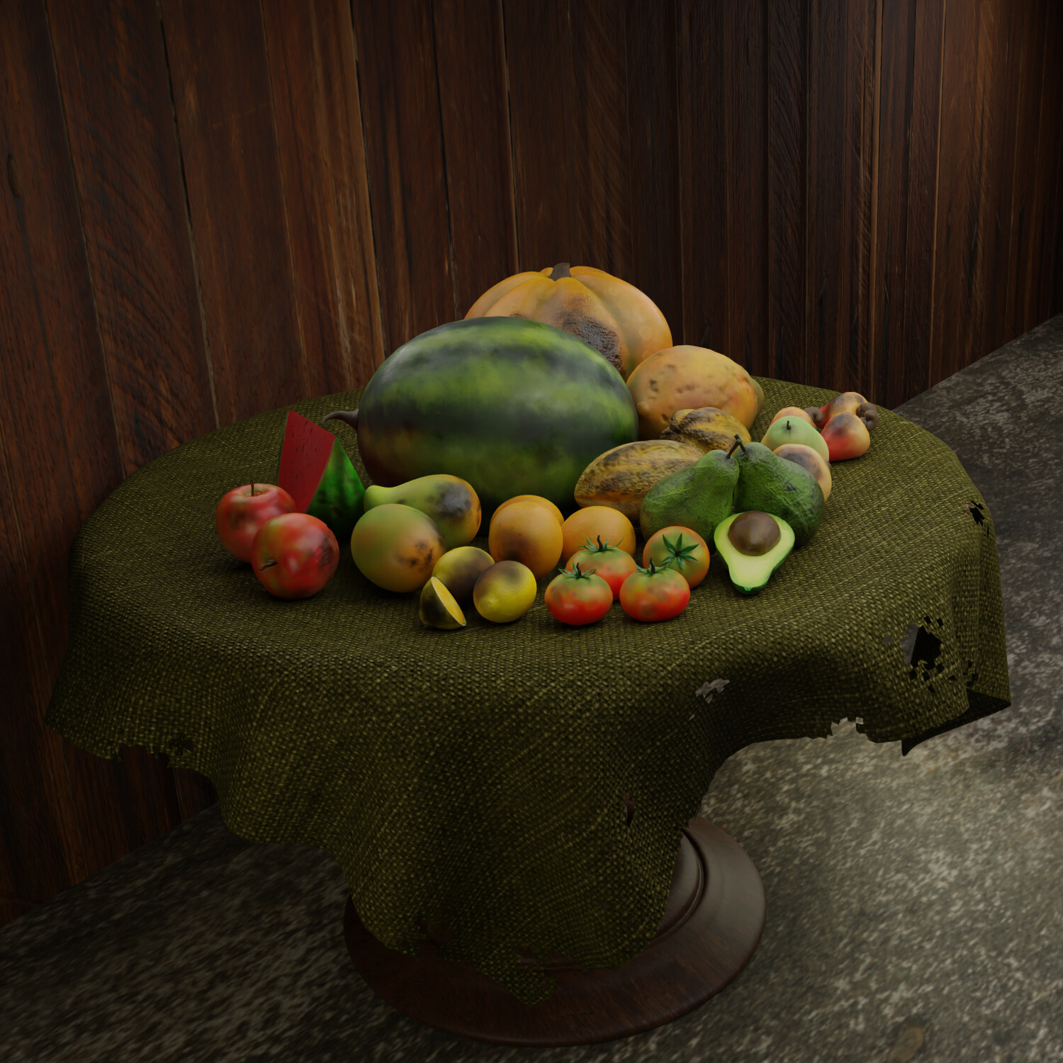 ArtStation - 3D fruits