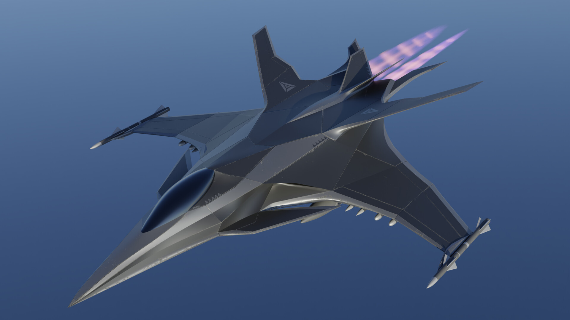 ArtStation - Sci-fi fighter aircraft
