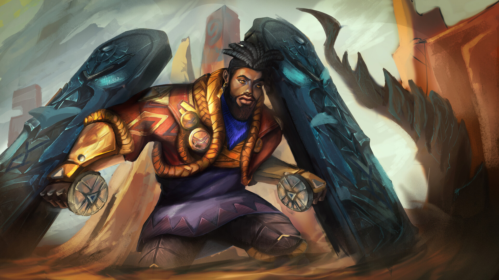 Artstation Ksante Fan Splash Art