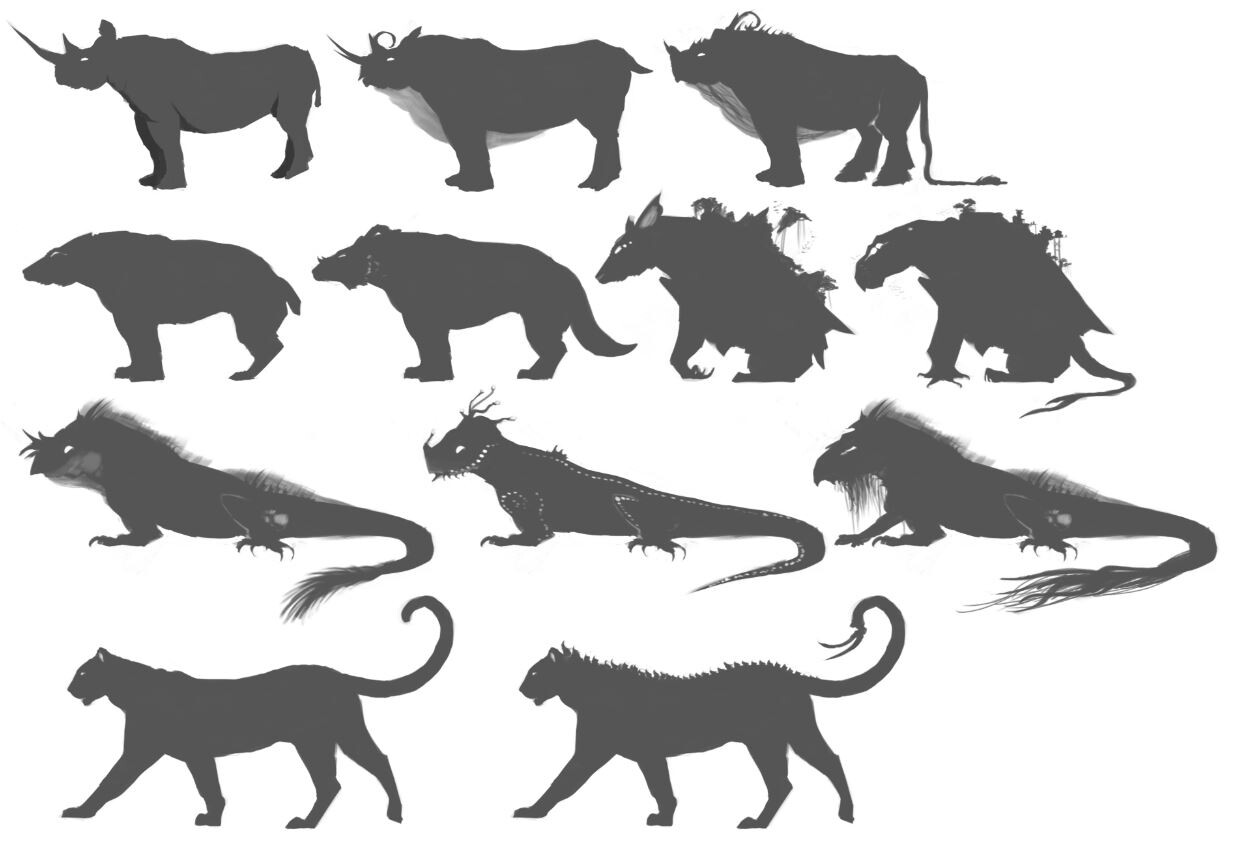 Izzy Logan - Studies and creature/character concepts