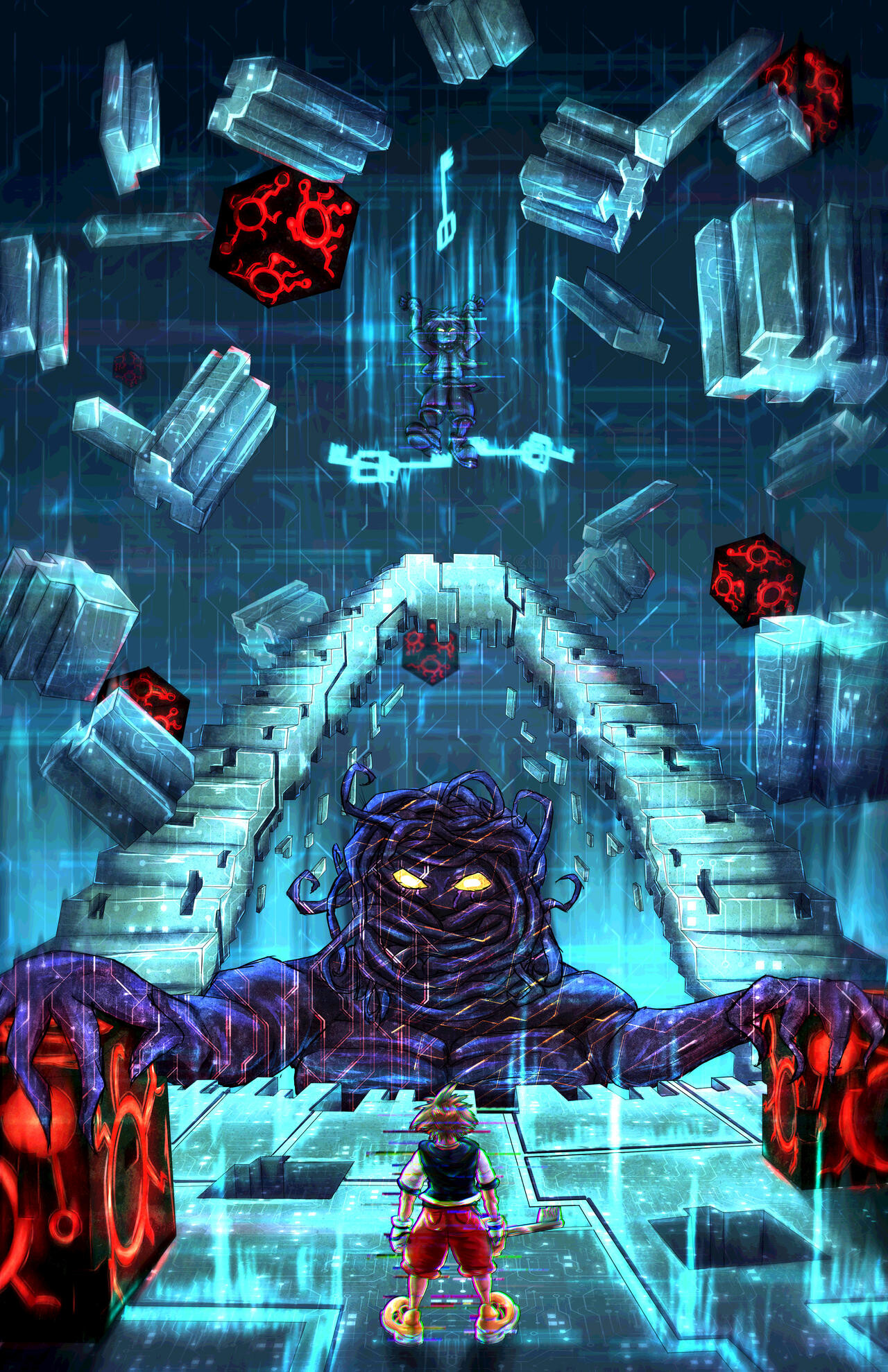 ArtStation - The Final Battle: Kingdom Hearts Re;Coded