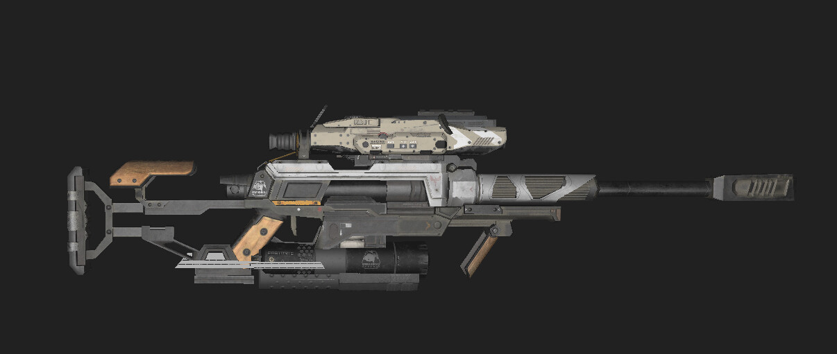 ArtStation - Vantage sniper rifle