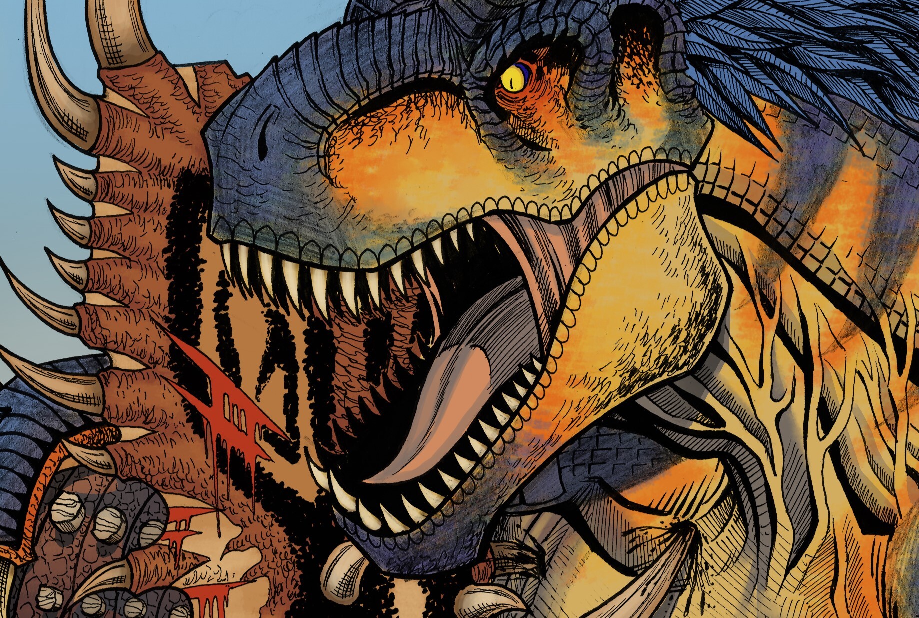 Ink Docter - Sauron vs Armadon