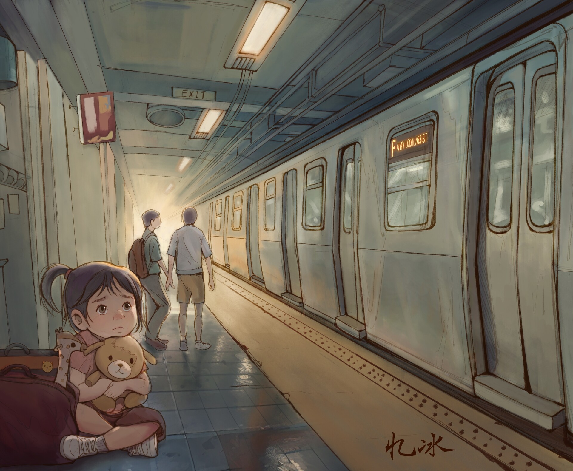 ArtStation - First time in the NYC