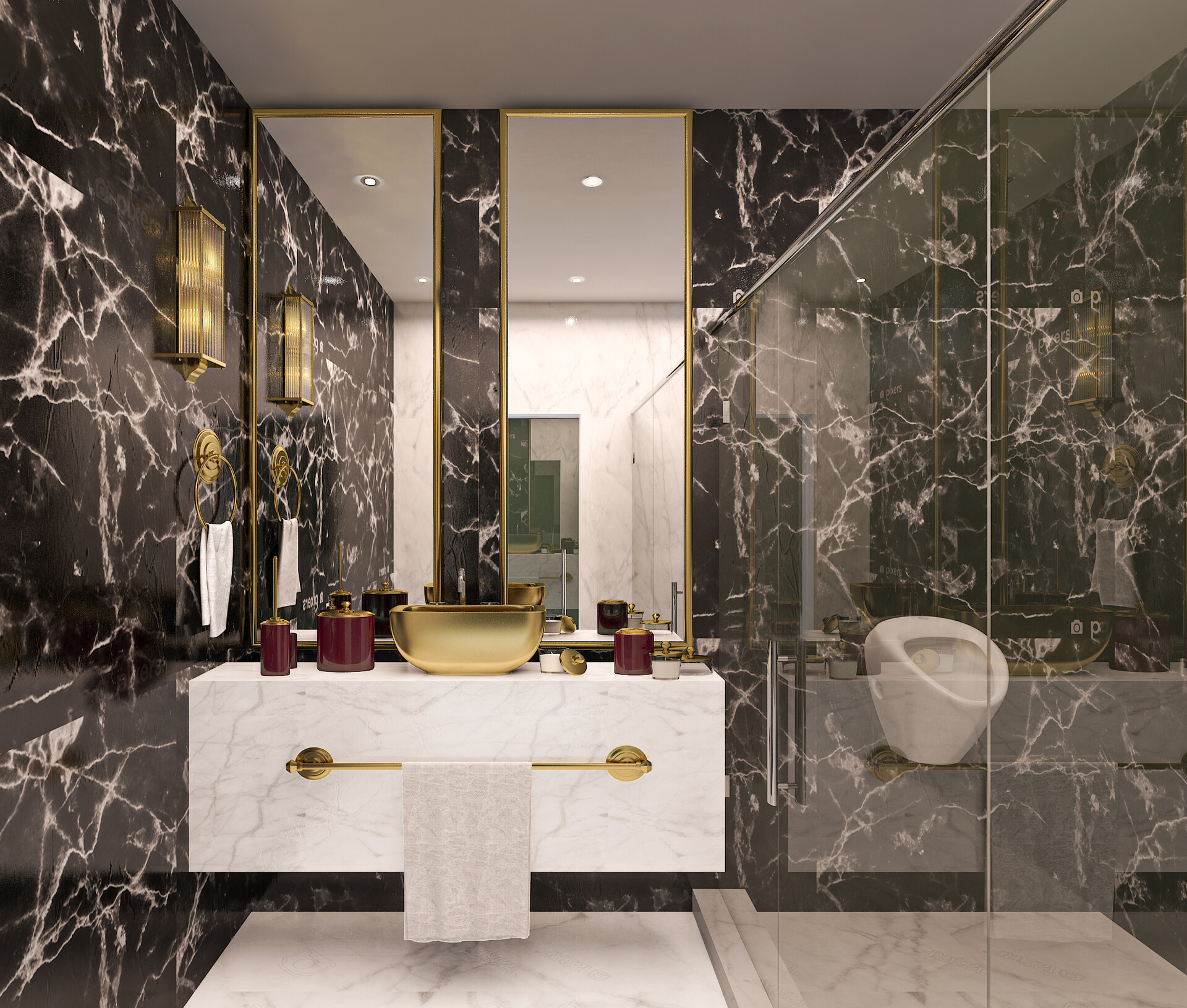 ArtStation - Powder Toilet