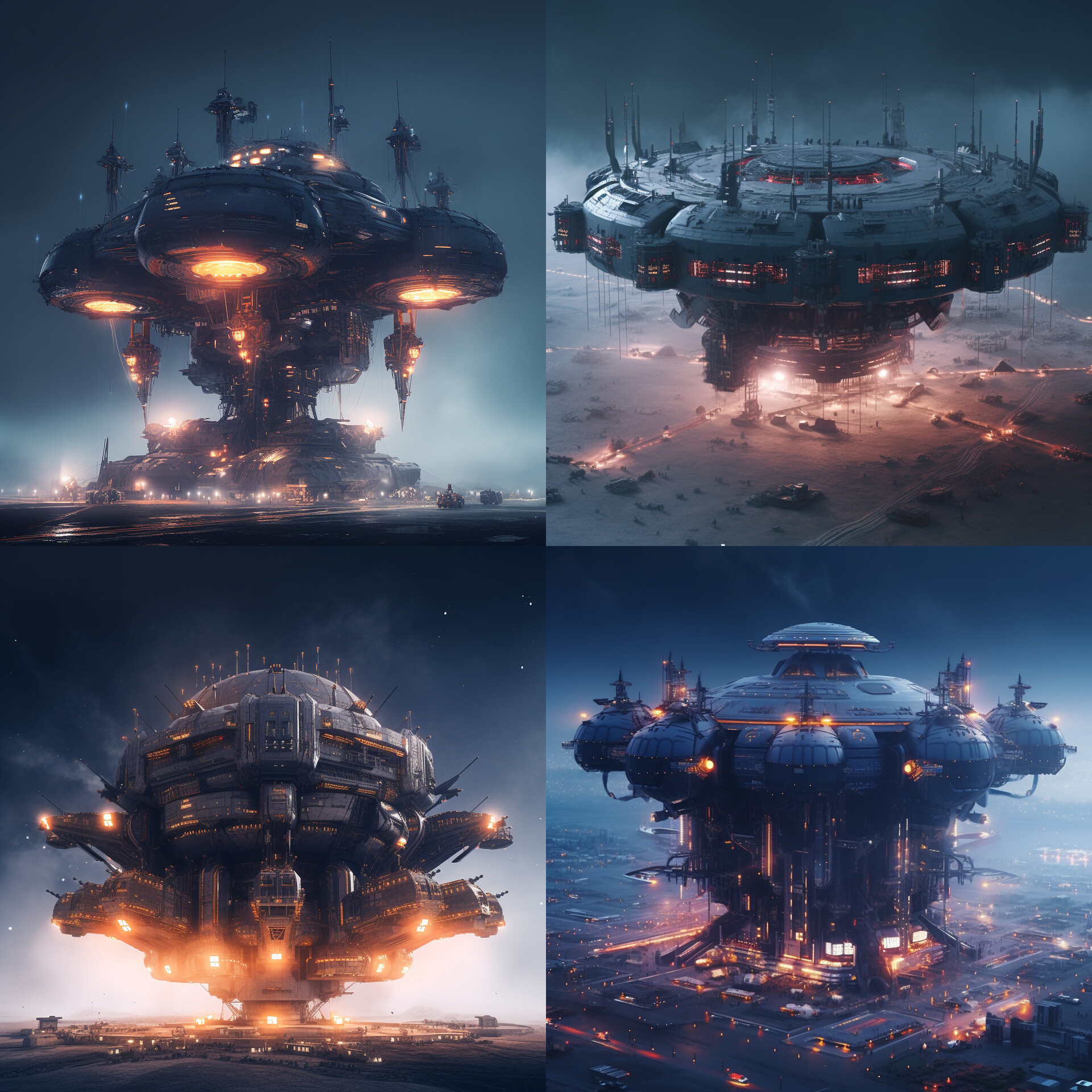 ArtStation - Science fiction architecture
