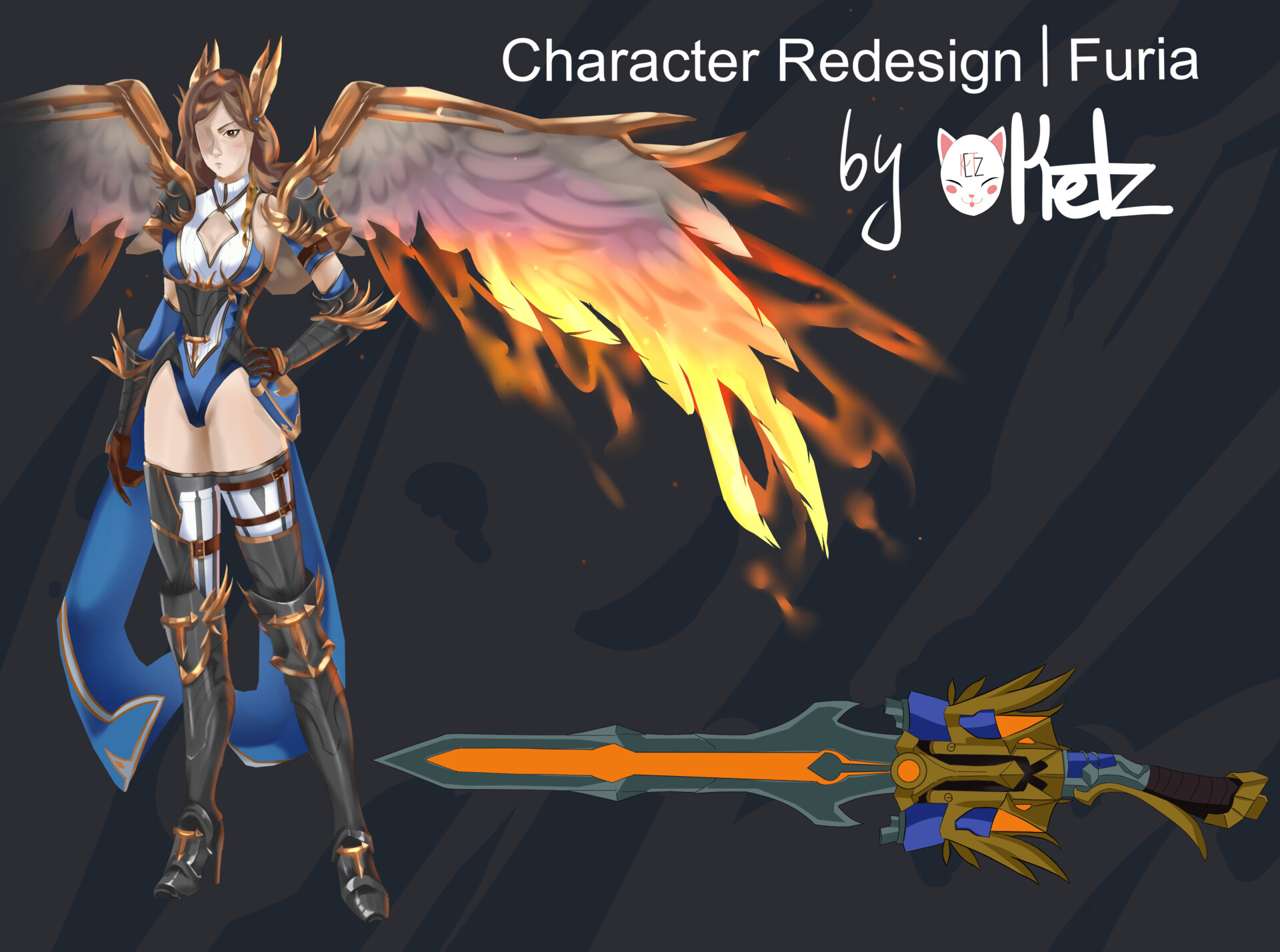 ArtStation - Paladins - Furia Redesign