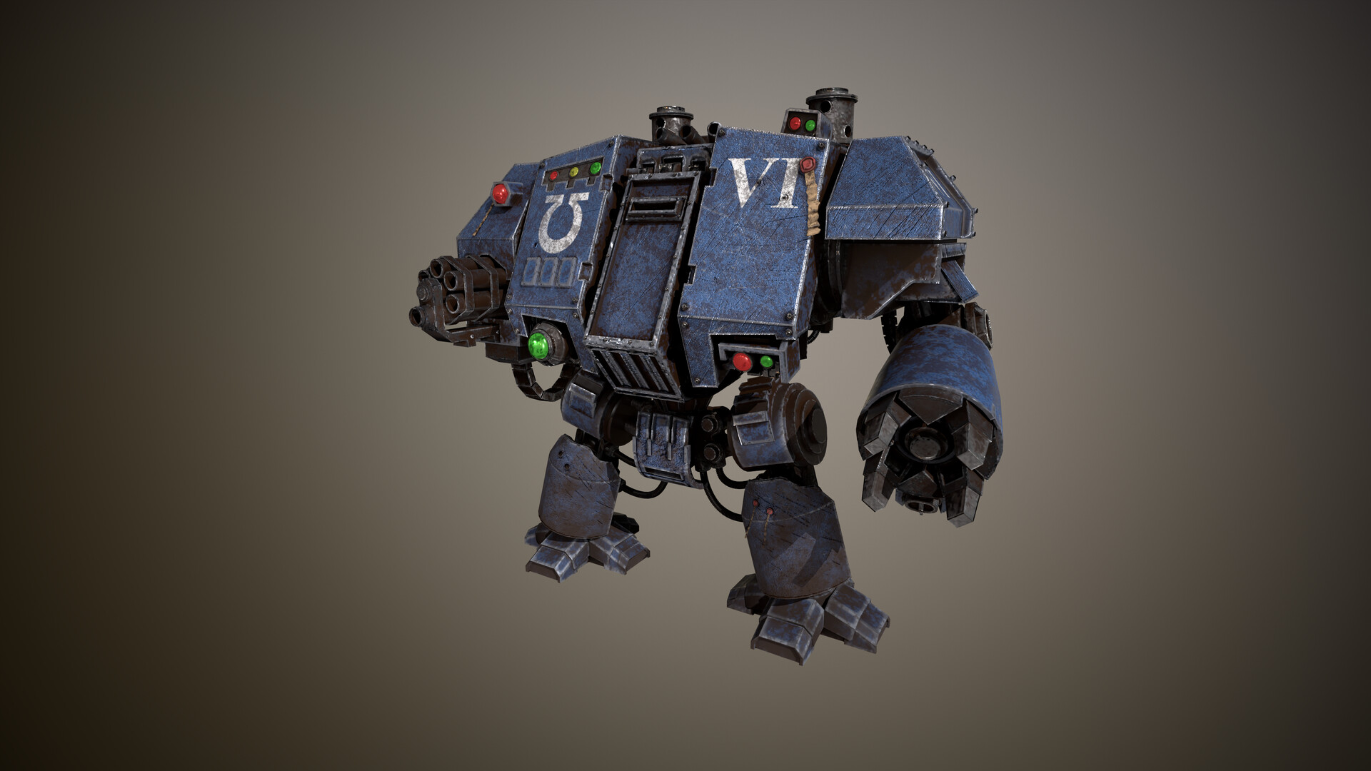 ArtStation - Dreadnought of the Ultramarines