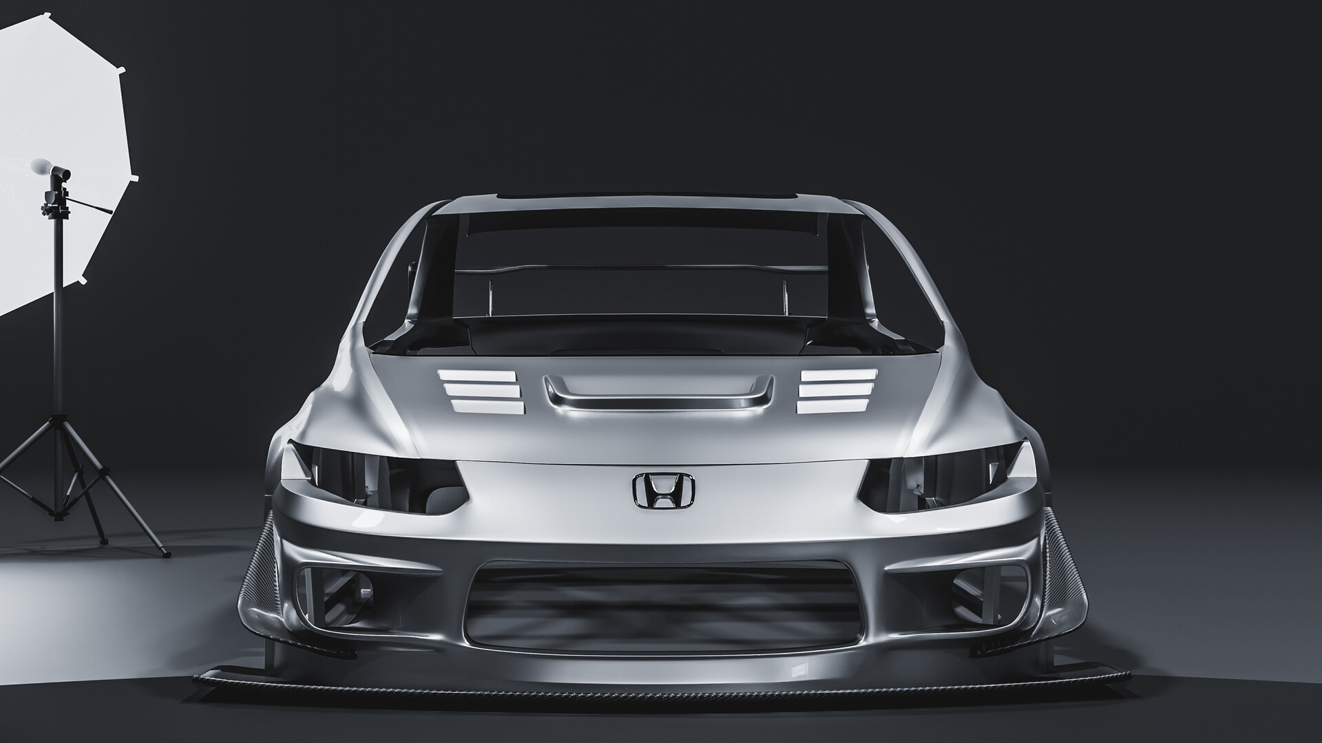 Himeruzoku - 2008 Honda Civic EX Coupe SlowFolk Bodykit(CONCEPT)