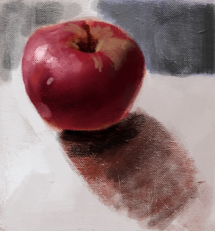 ArtStation - Red apple