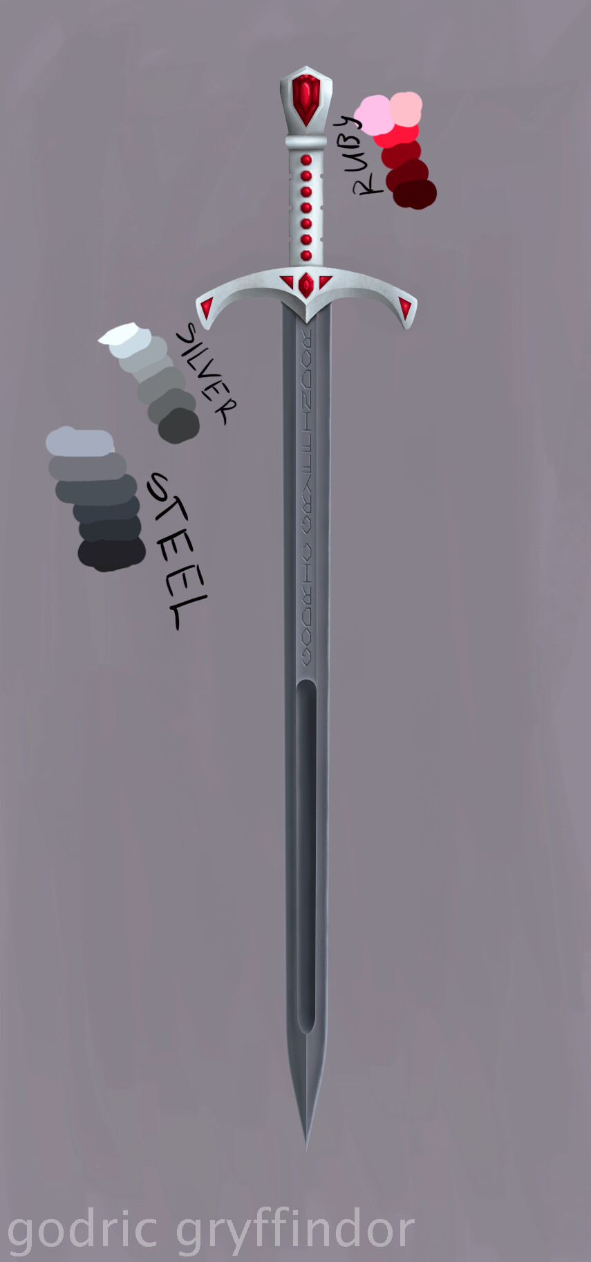 Sword Of Gryffindor Drawing