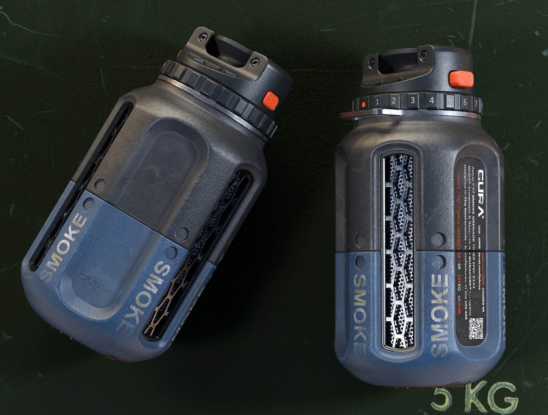ArtStation - Sci-fi Smoke Grenade