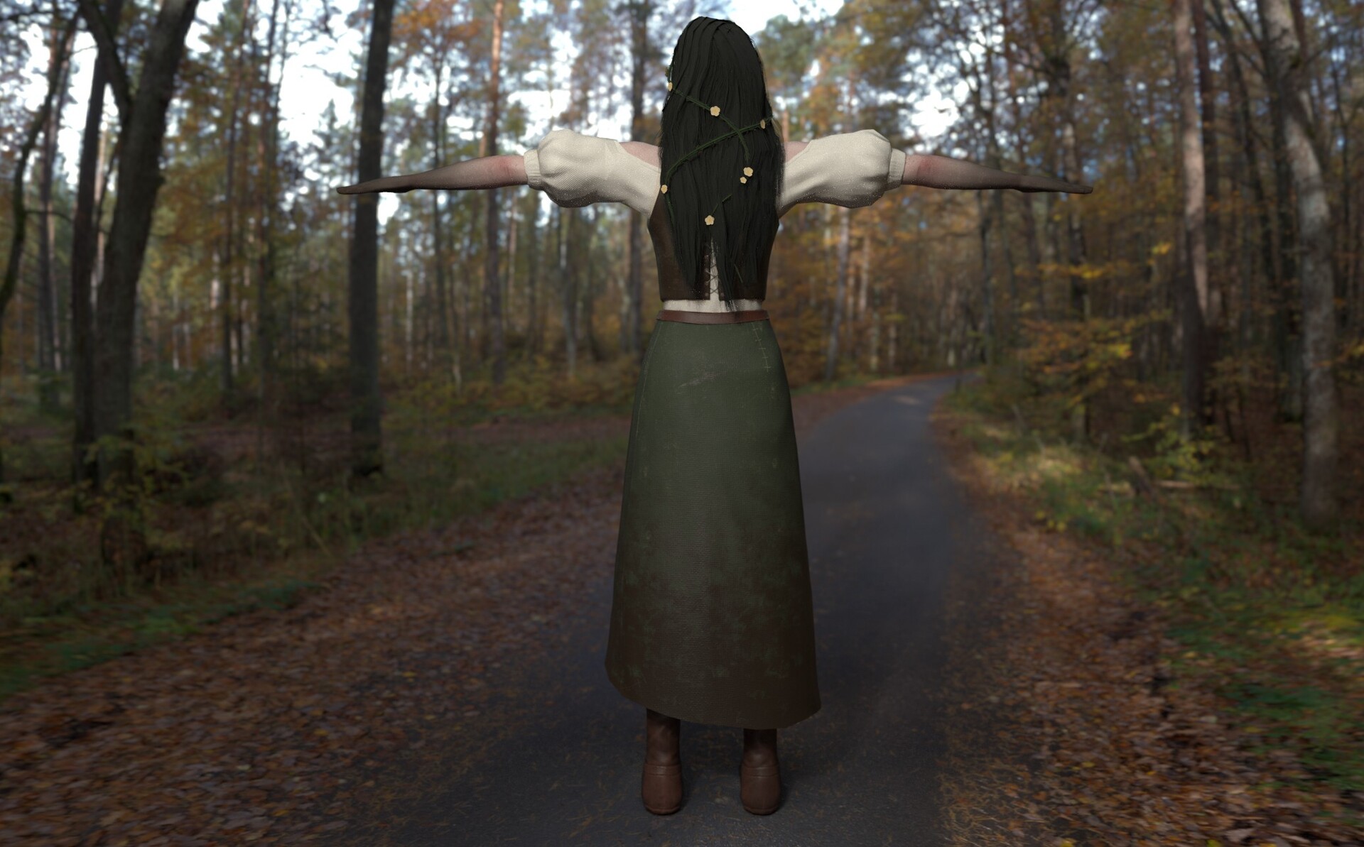 Isobel Williams - Tarot: Game Character 3D Model & Texture