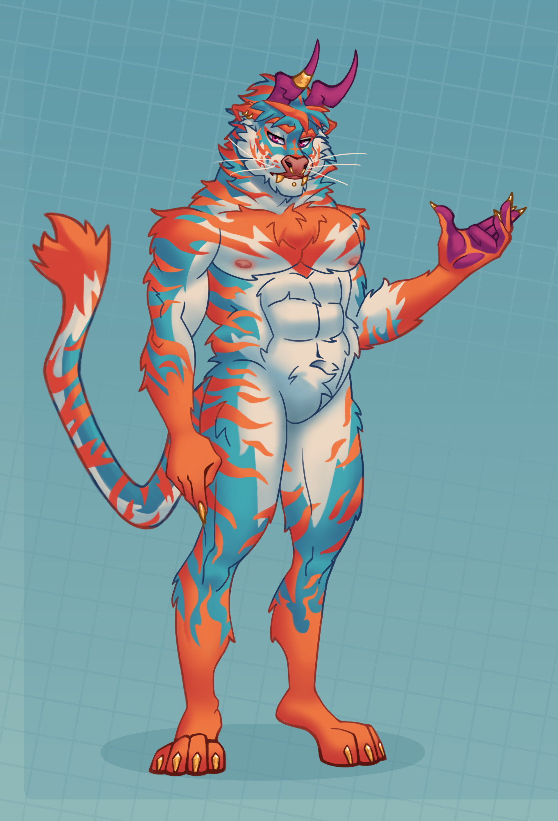 anthro tiger reference