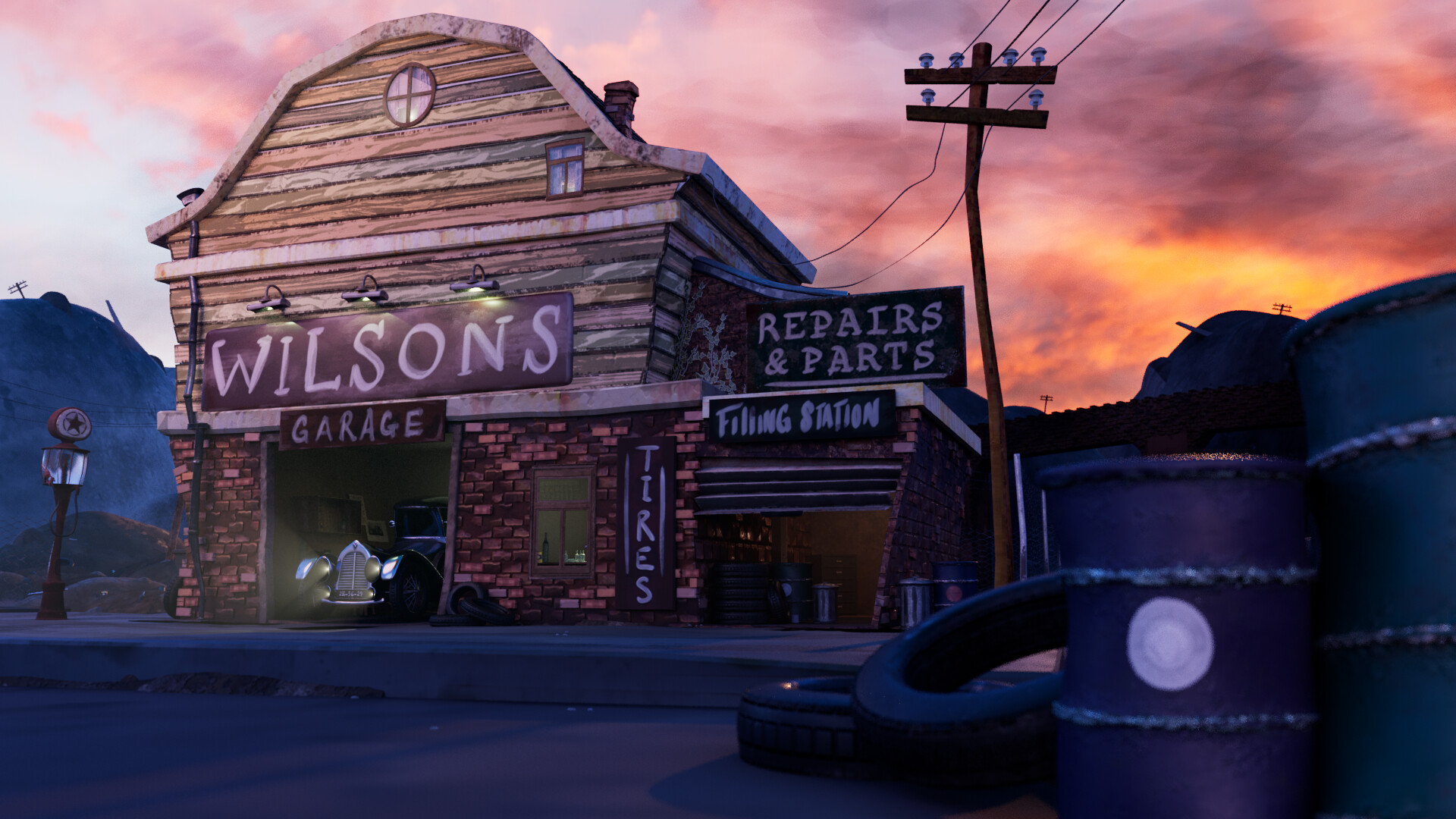 Il Grande Gatsby Garage Wilson EdenLiao, The Womb.