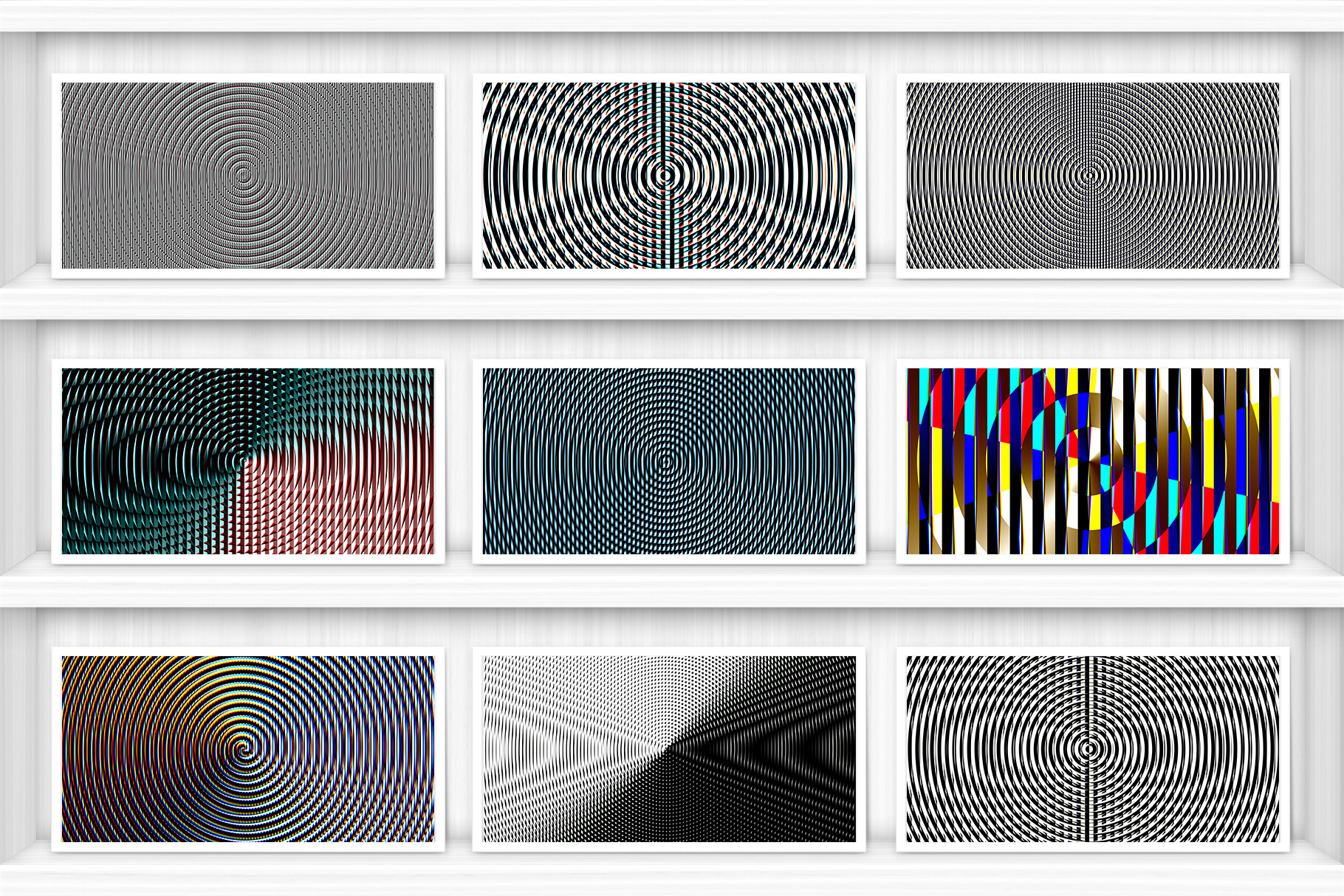 Alexander Nedviga - 100 Fresnel Lens Spectrum Backgrounds