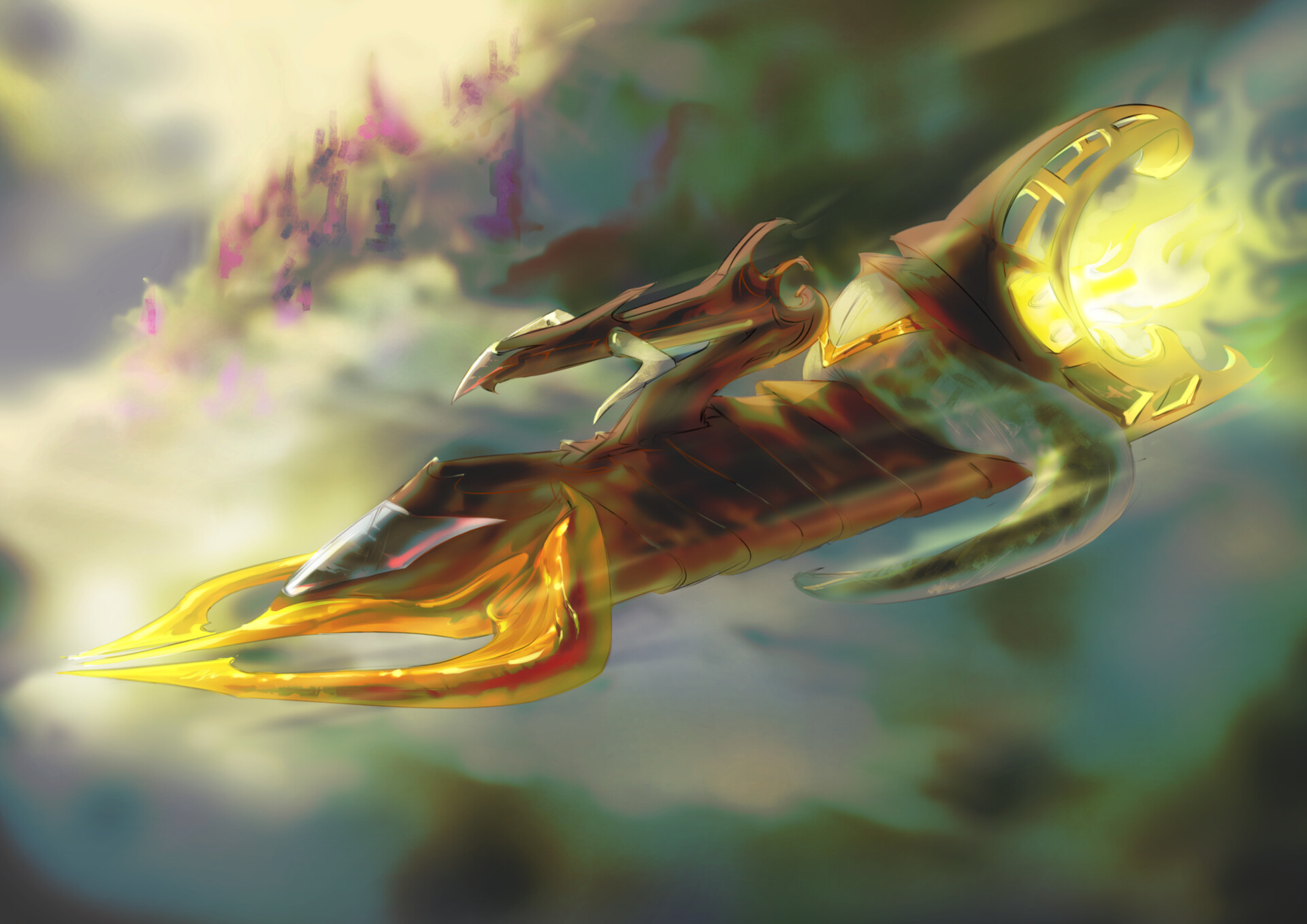 ArtStation - Shiva's Thunder Chariot - Lord Of Light Concept Art