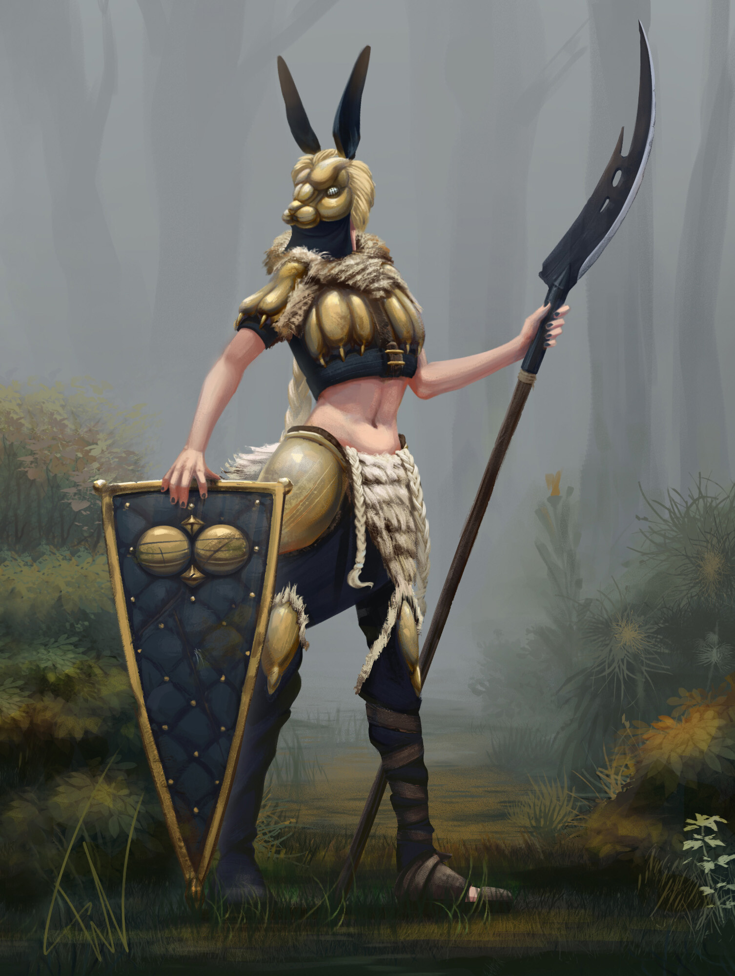 ArtStation - Hare warrior