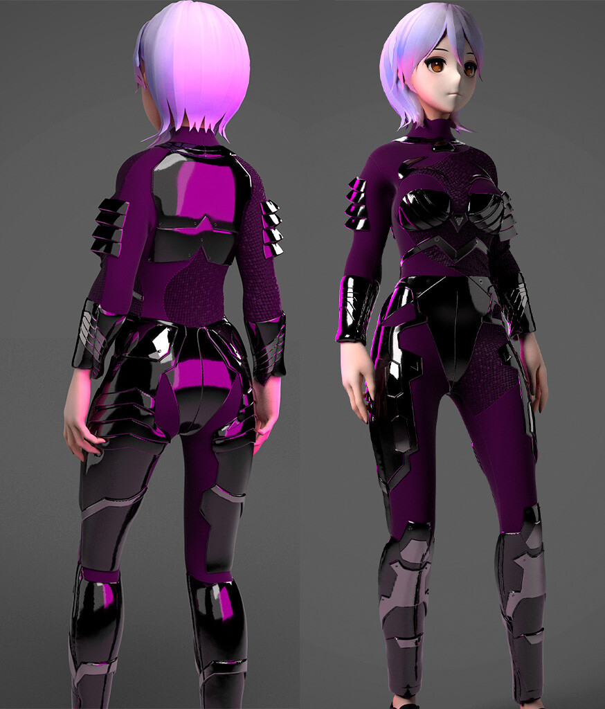ArtStation - Superhero costume. MarvelousDesigner