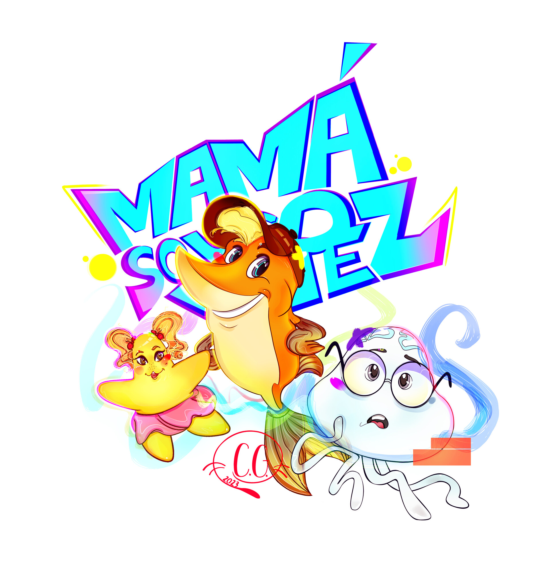 ArtStation - Mamá soy un pez - C.G.🐟