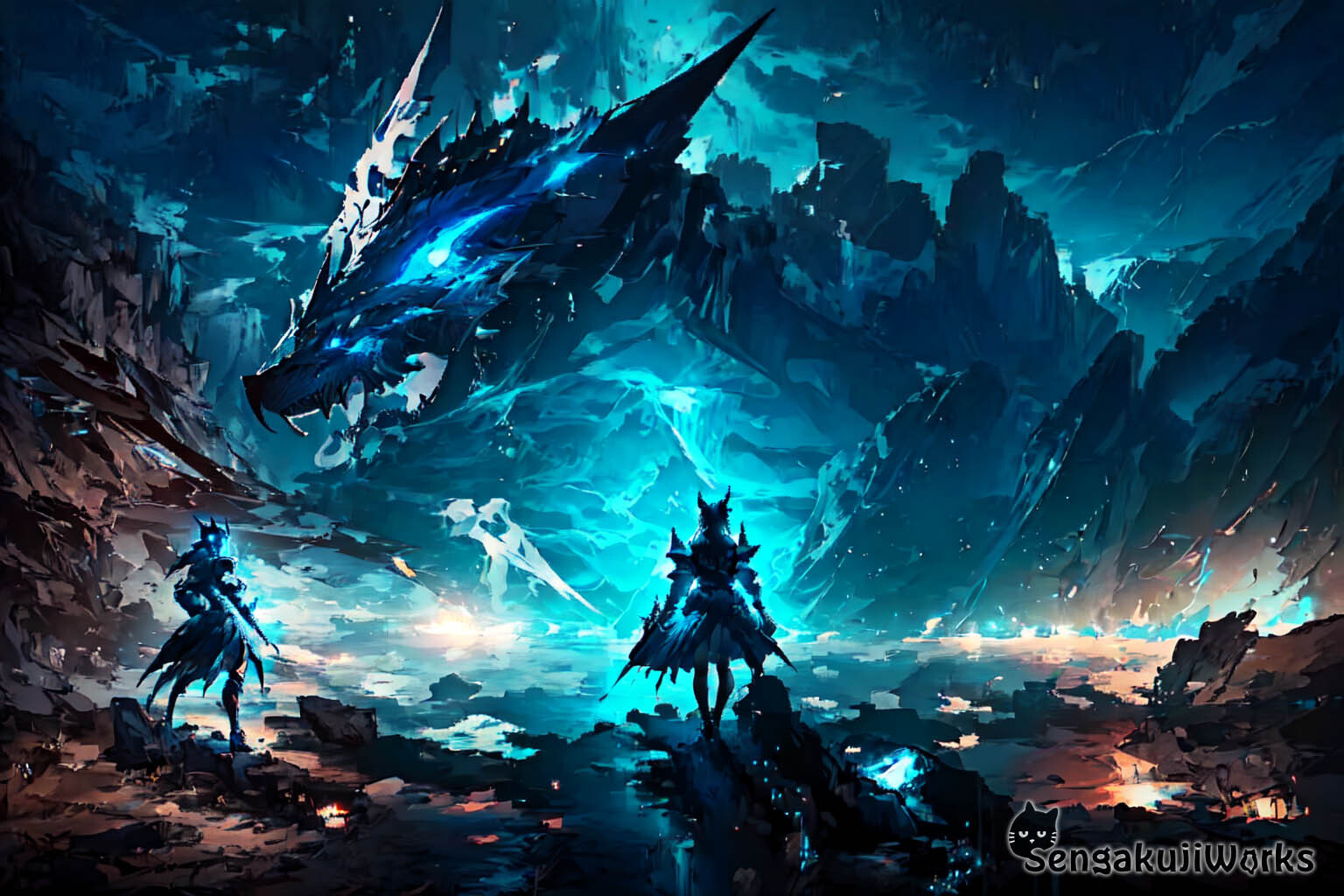 ArtStation - Blue Battlefield