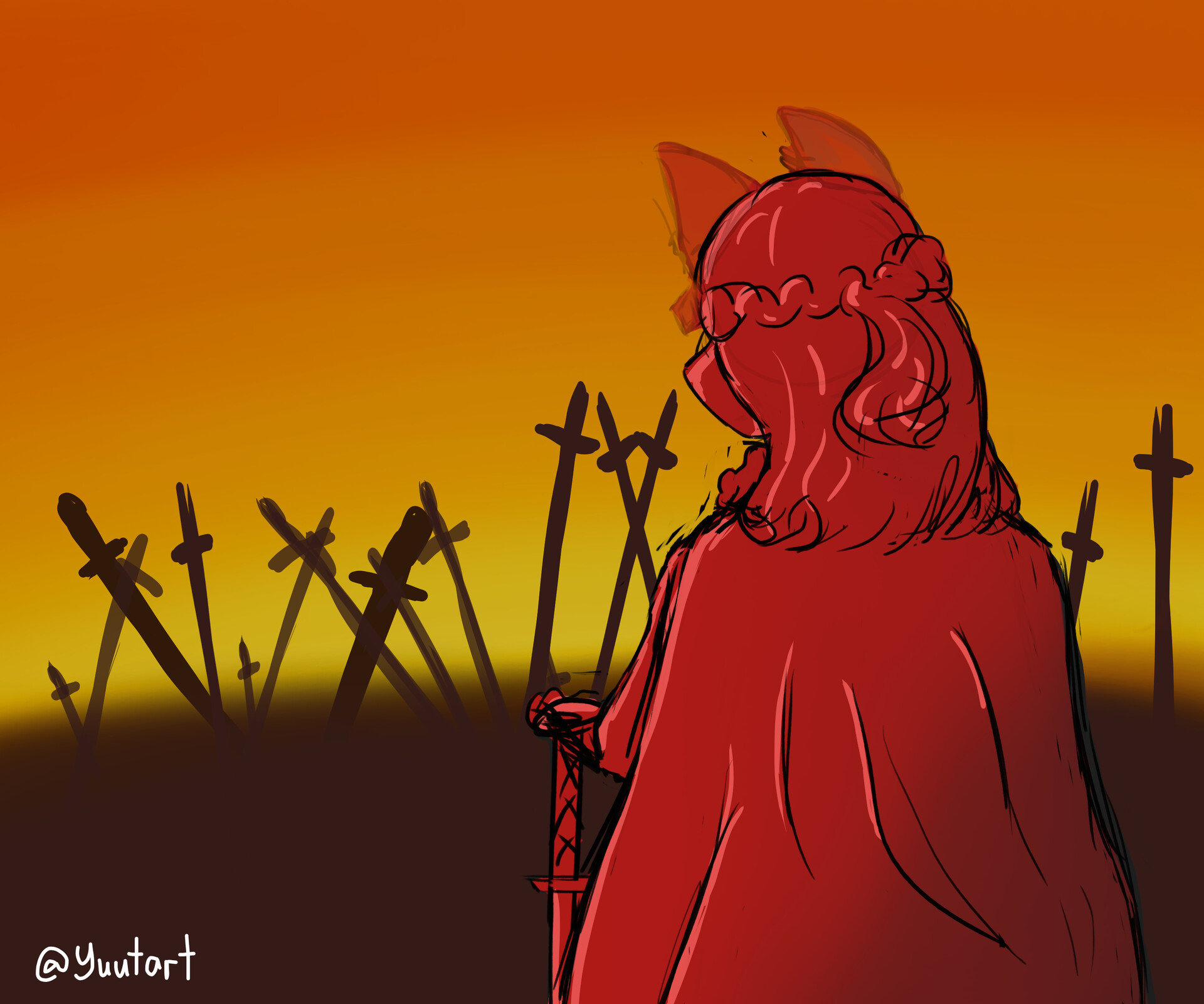 ArtStation - Red Scenery of War