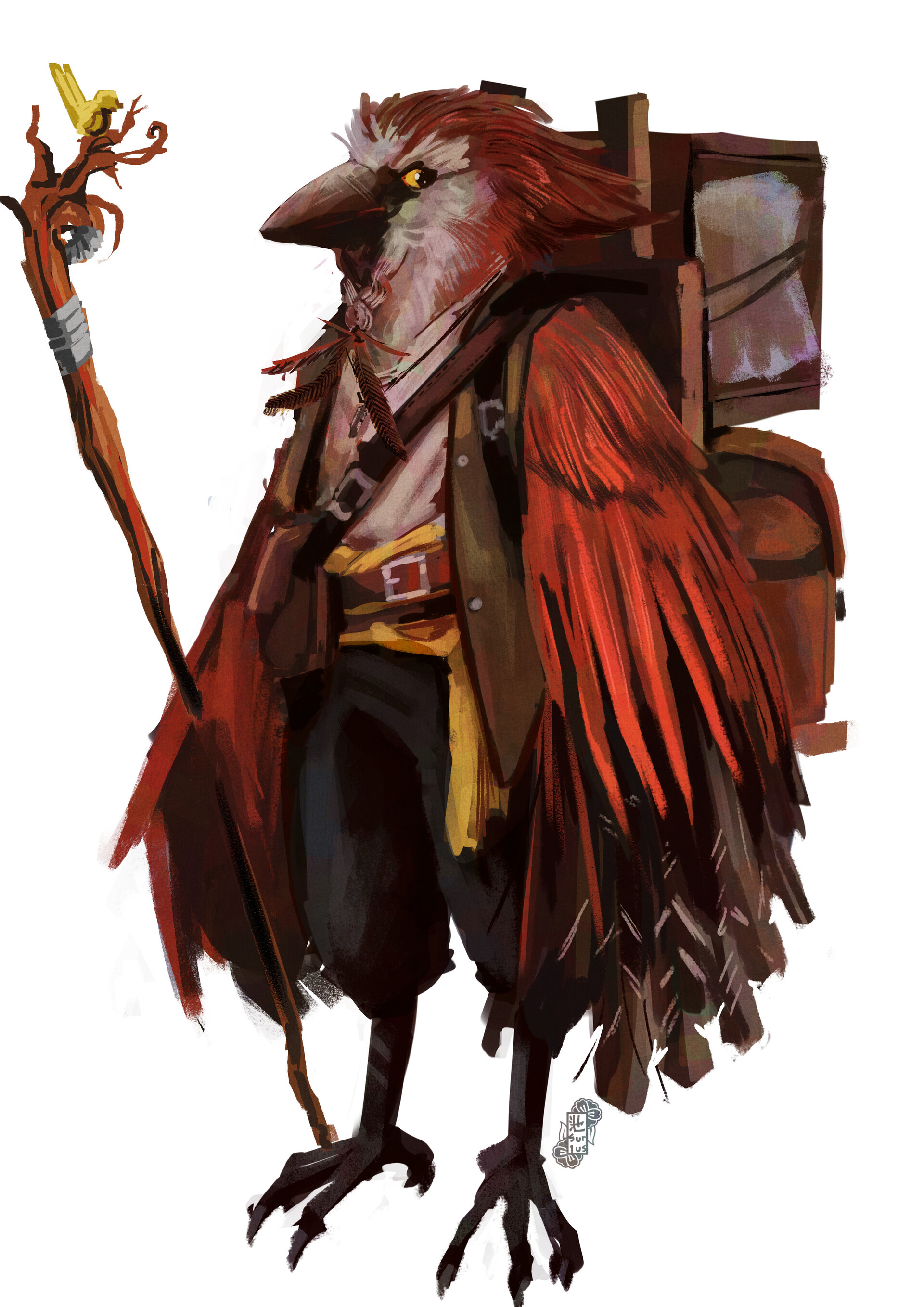 ArtStation - Bird Sailor Cleric