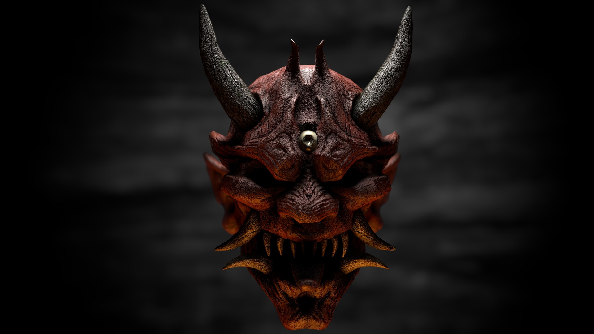 ArtStation - Hannya Mask