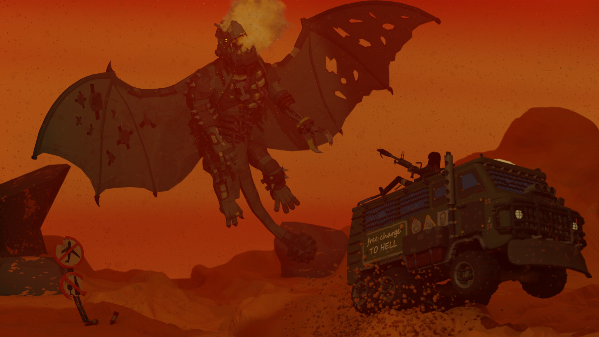 ArtStation - rotten dragon (business trips part2)