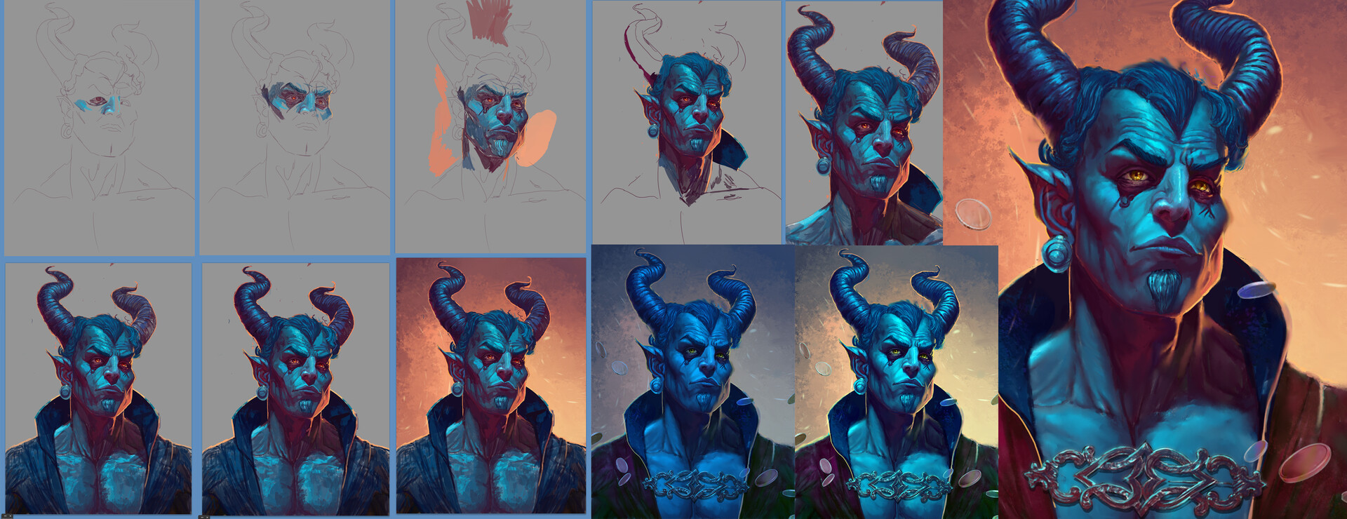 [COMM][OC] Dread Hexblade Warlock : r/DnD