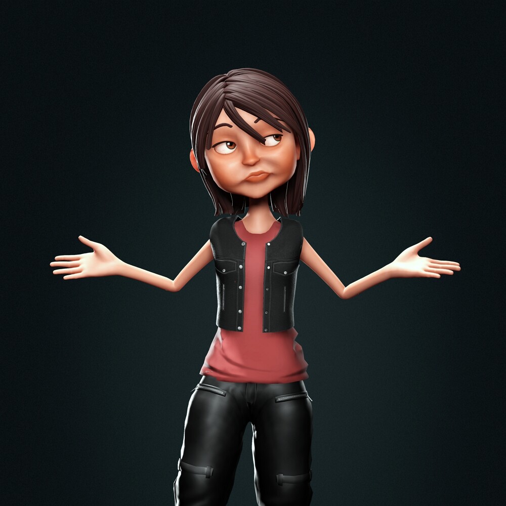 ArtStation - Toon Girl 01 for Character Creator
