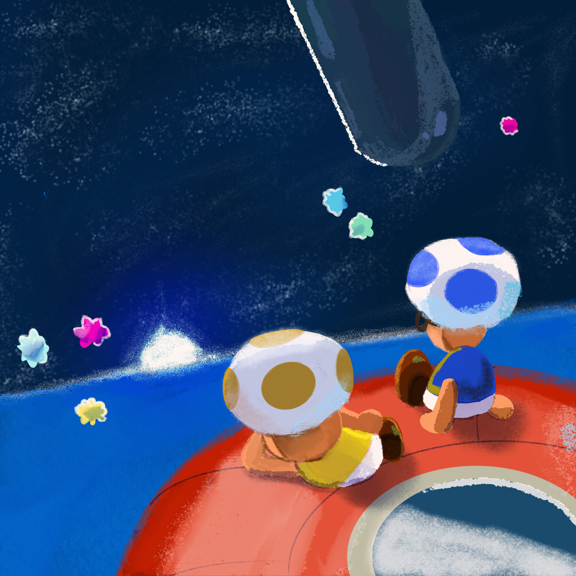 ArtStation - Mario Galaxy Tribute