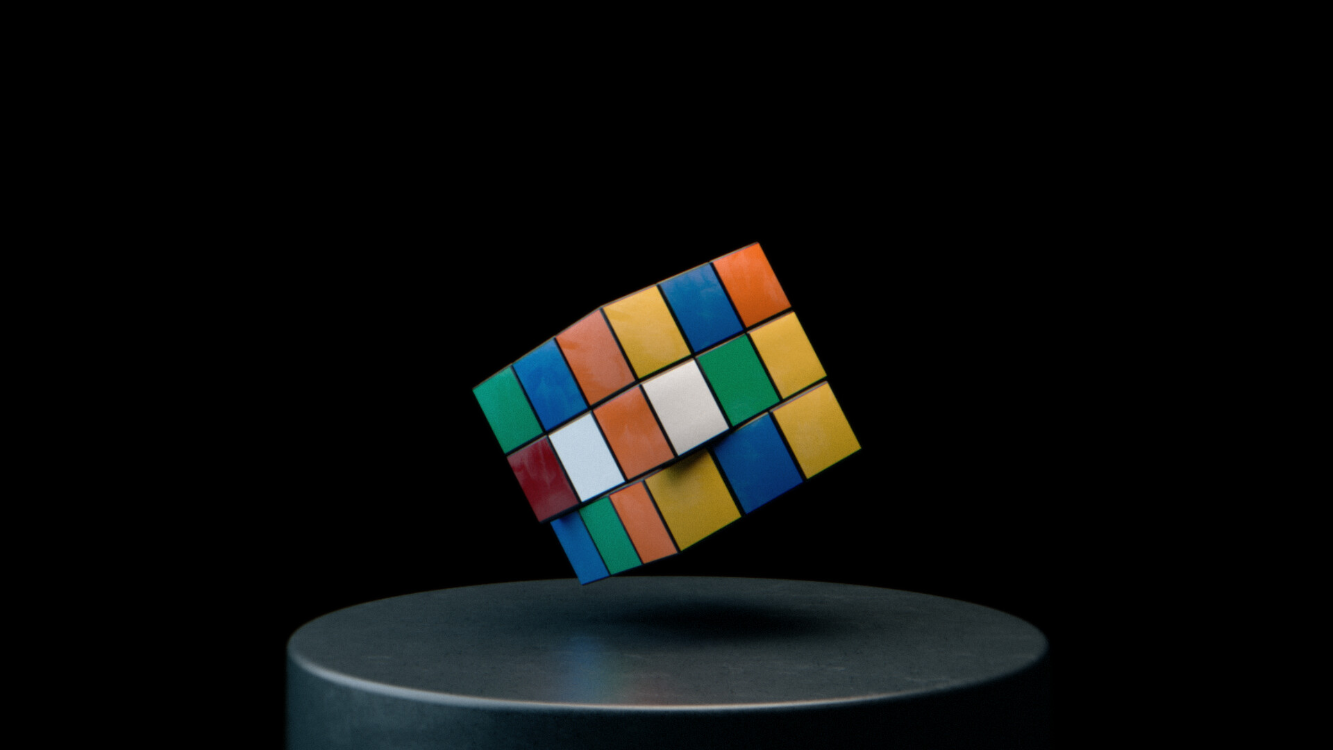 ArtStation - 3x3x3 Puzzle Cube Animation Stills
