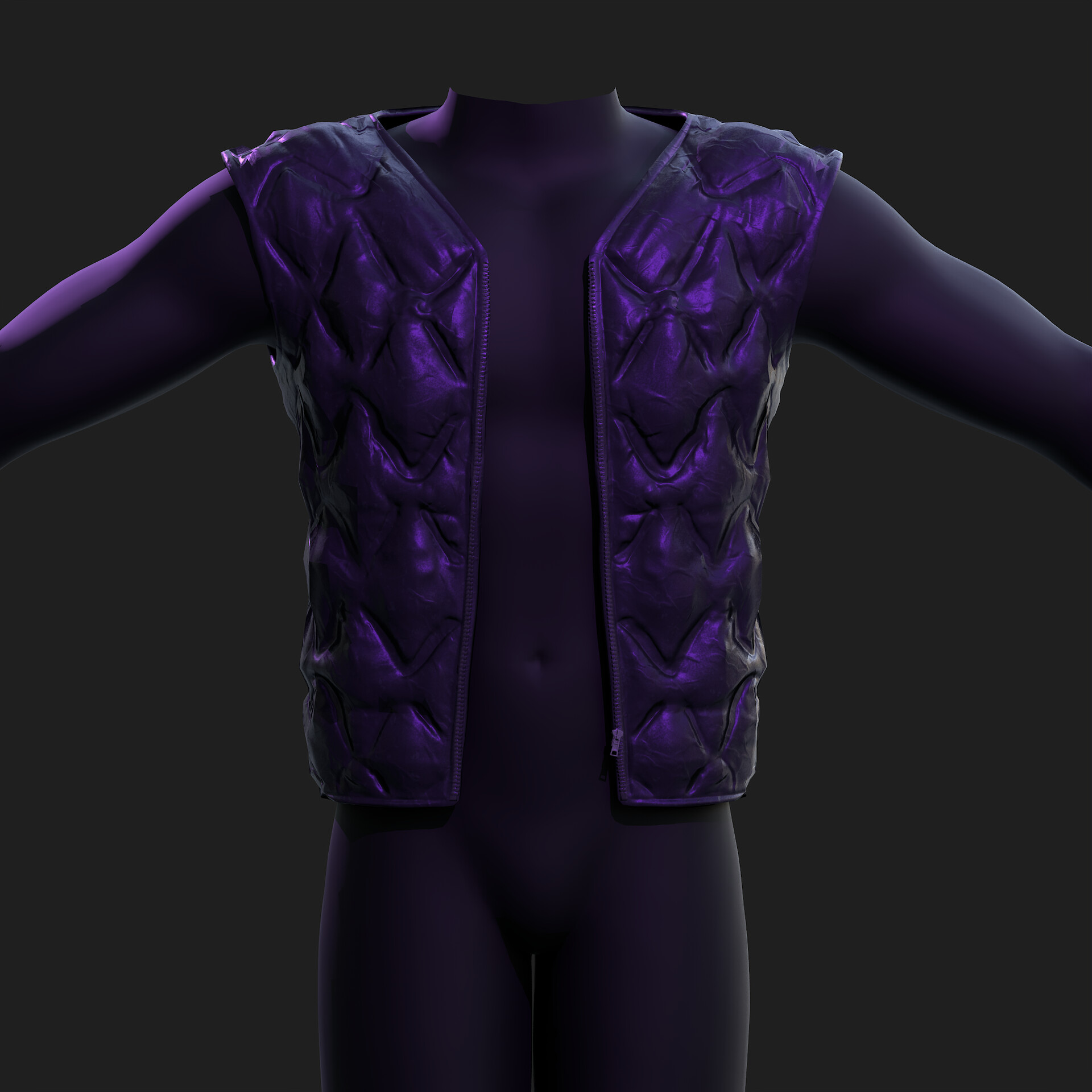 ArtStation - Sleeveless Jacket - Realtime