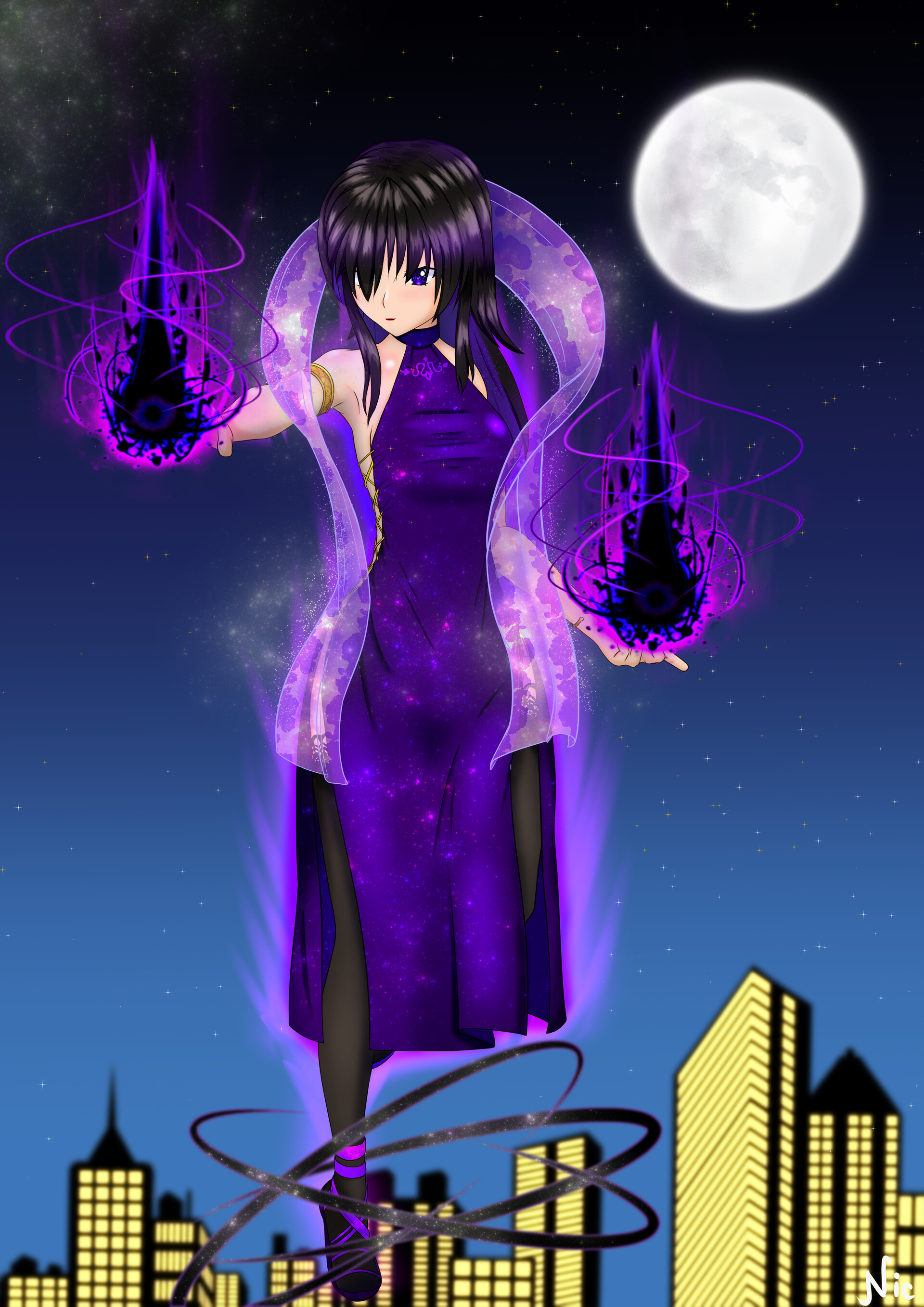 ArtStation - Cosmo Magic Girl