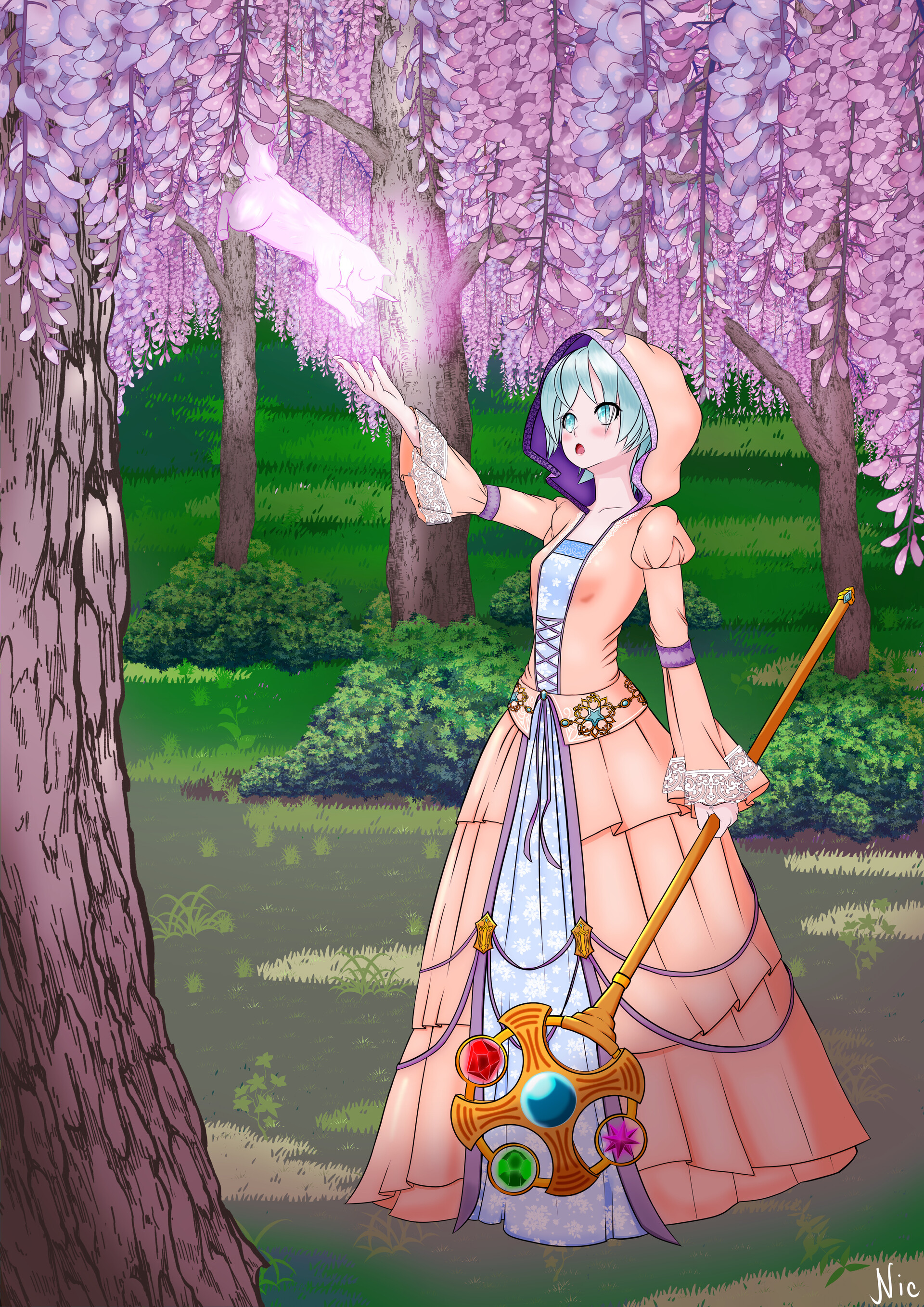 ArtStation - Wisteria Forest