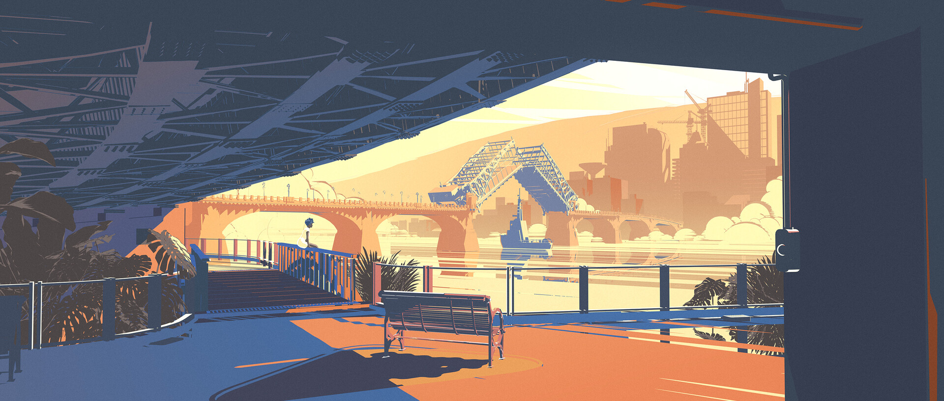 ArtStation - Market Street Bridge