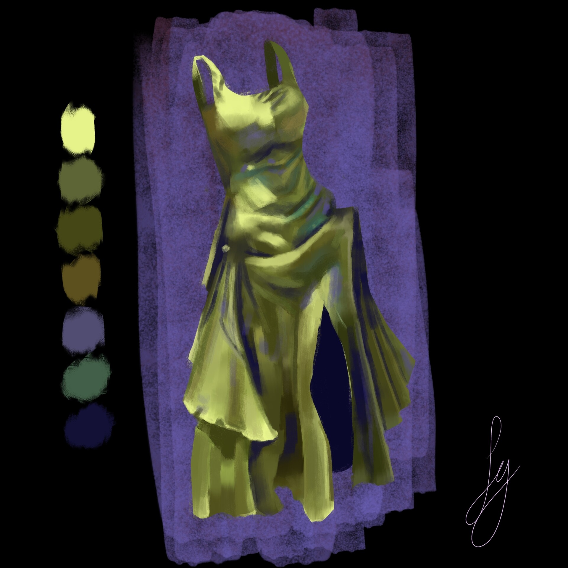 ArtStation - Silk fabric study