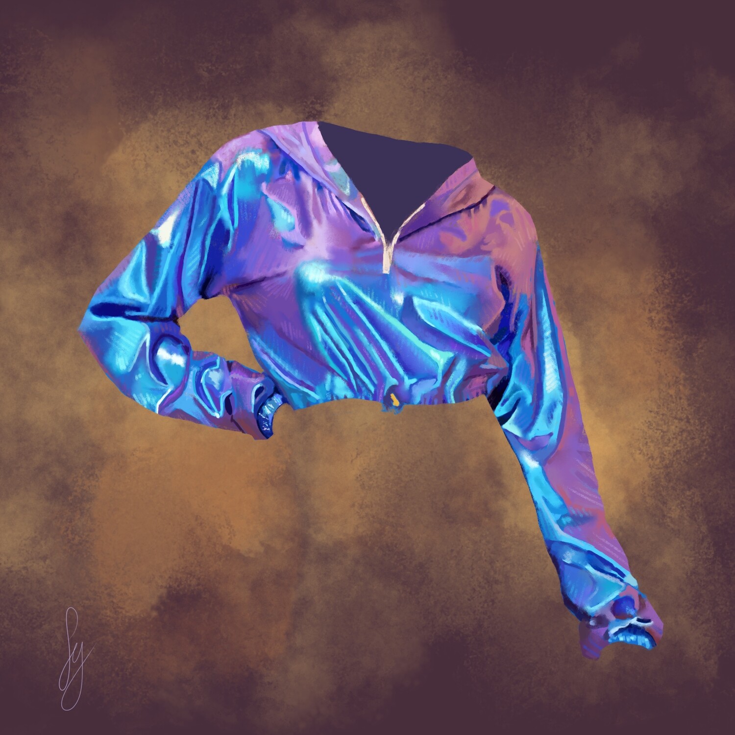 ArtStation - Holographic Fabric Study