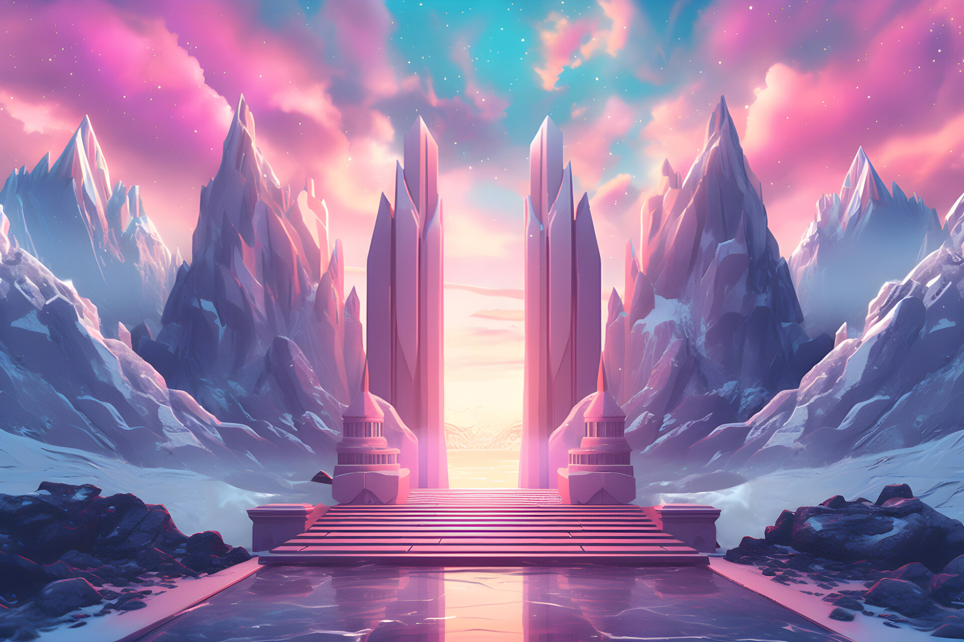 ArtStation - Mountain Gate