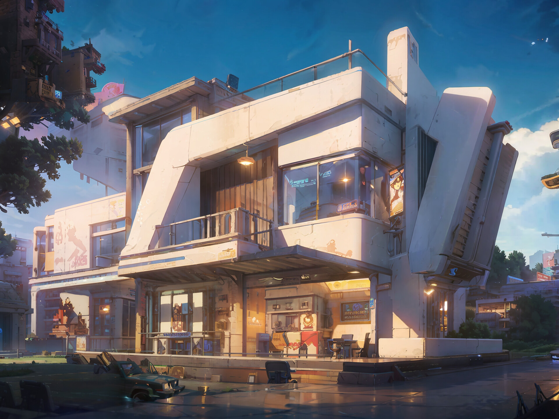 renren - Wave 9 AIGC, their own run of SD + MJ figure sci-fi folk