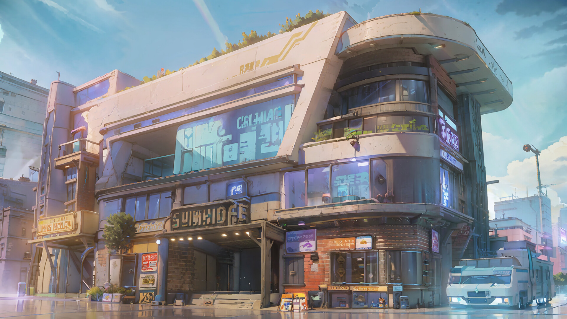 renren - Wave 9 AIGC, their own run of SD + MJ figure sci-fi folk