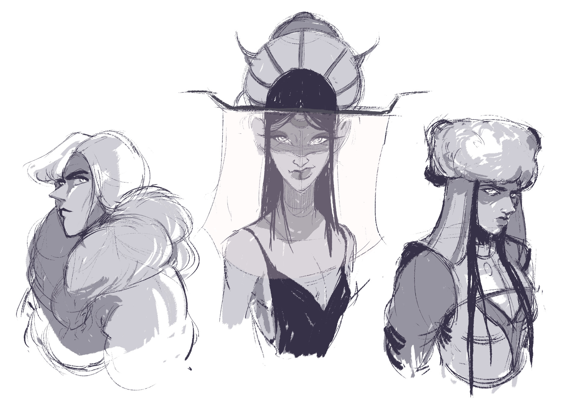 ArtStation - Character designs rapides