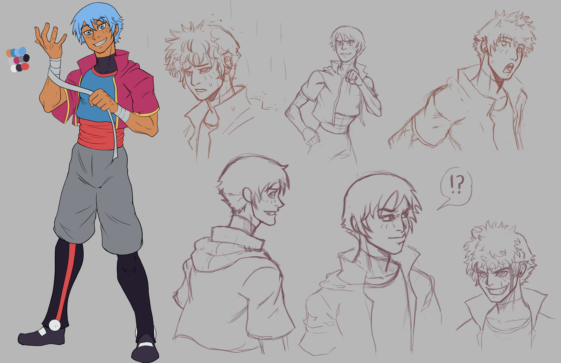 ArtStation - Character Design Sketches: Aco