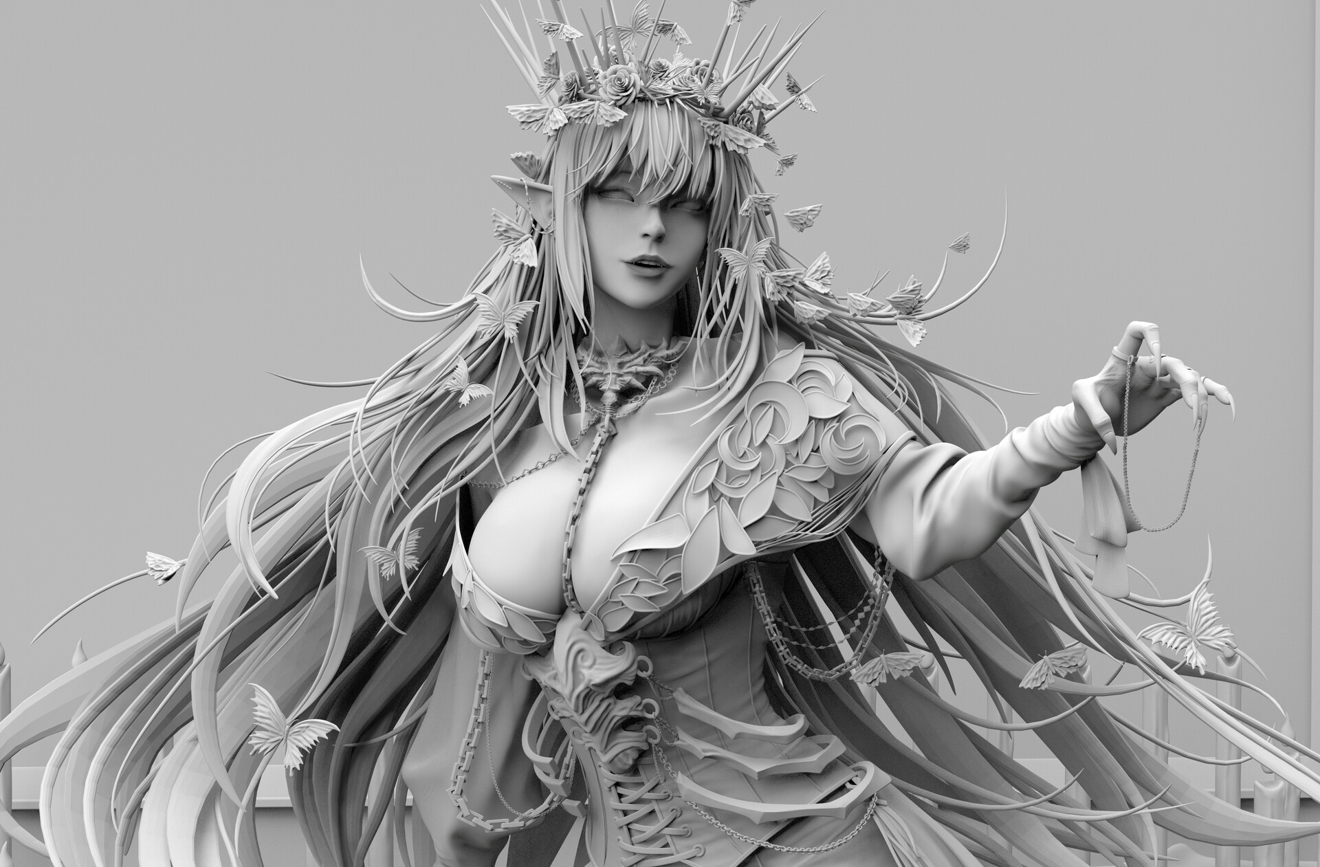 ArtStation - dnf死灵术士同人