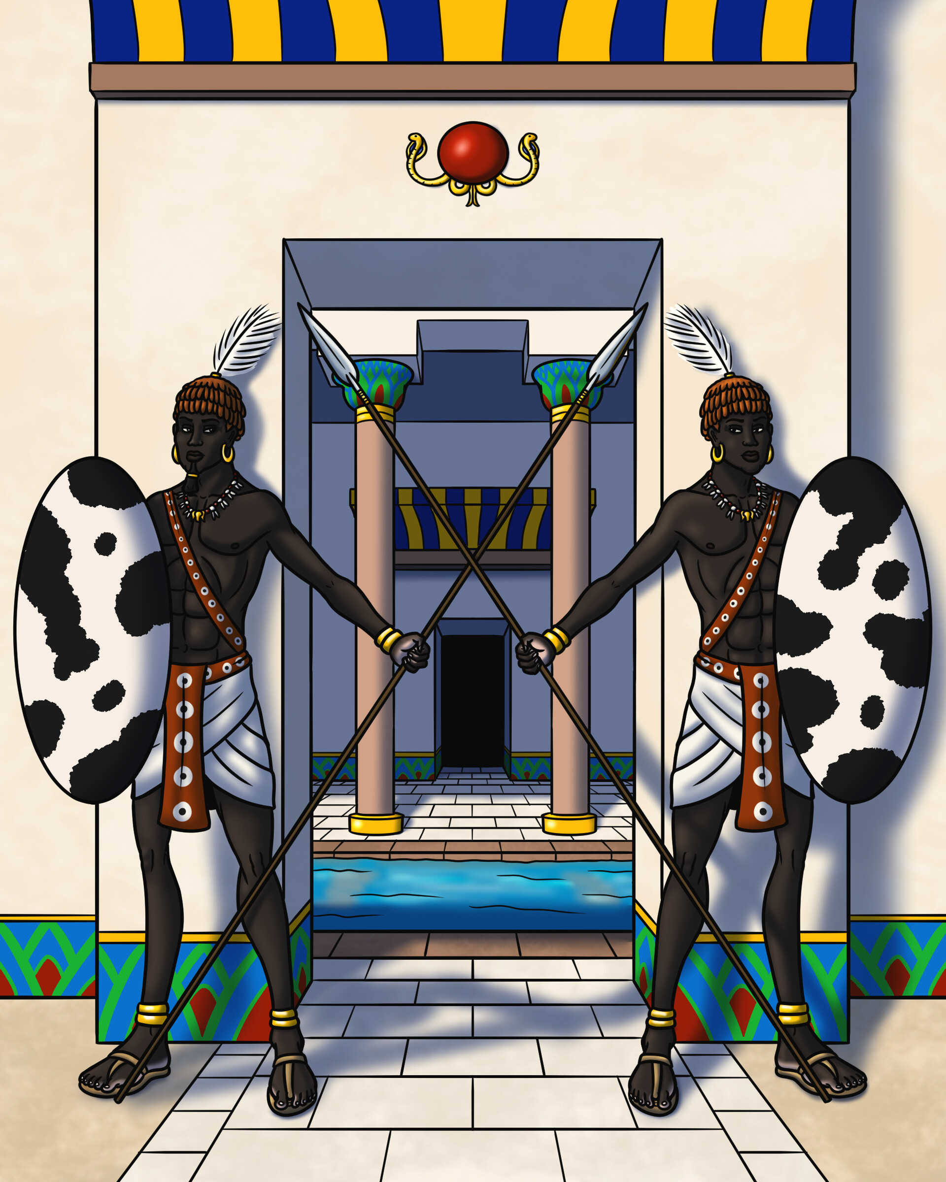 ArtStation - Kushite Temple Guard