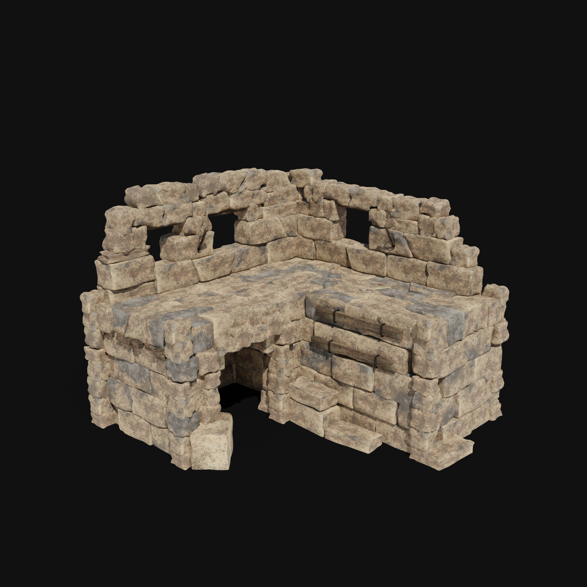 ArtStation - Stone fortification6
