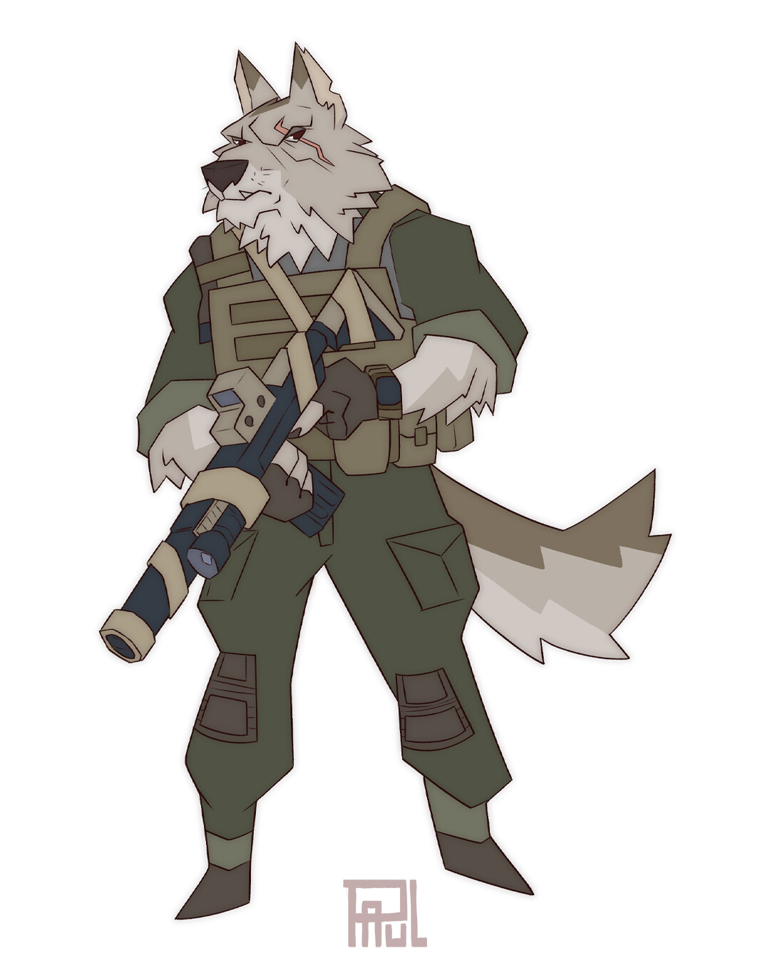 ArtStation - Comando lobo